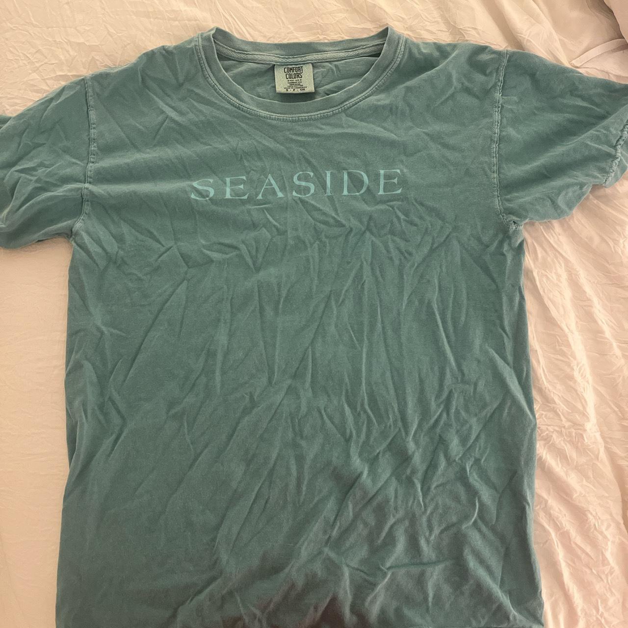 Blue seaside T-shirt Worn a few times and originally... - Depop