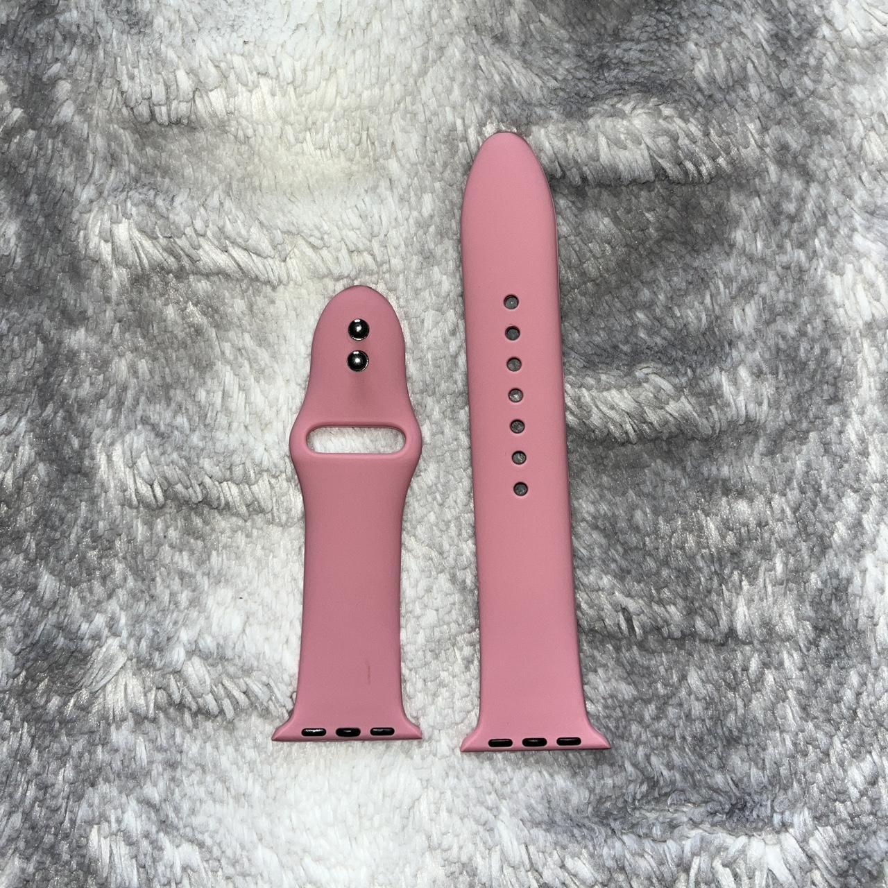 Pink Apple Watch strap, brand new straight out of... - Depop
