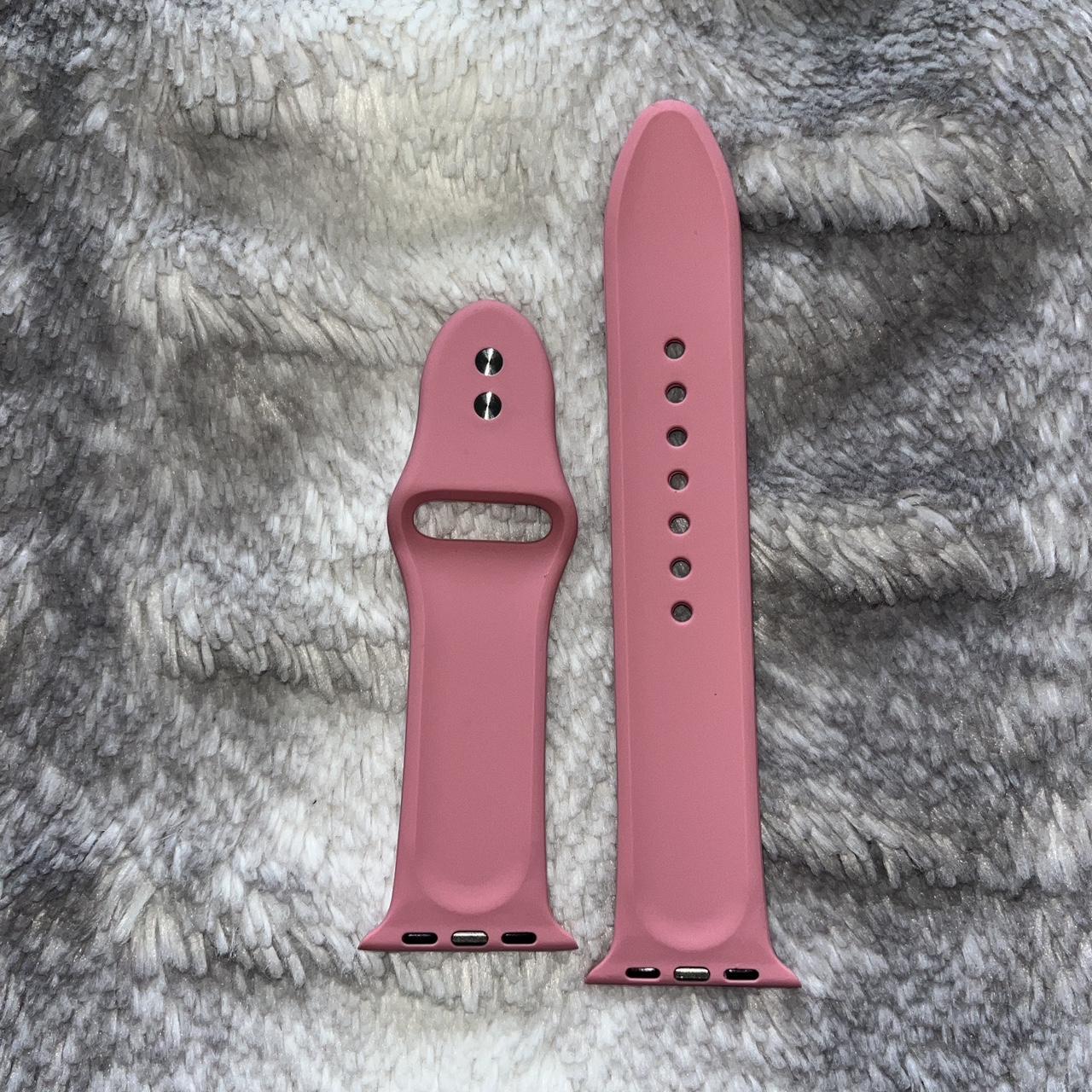 Pink Apple Watch strap, brand new straight out of... - Depop