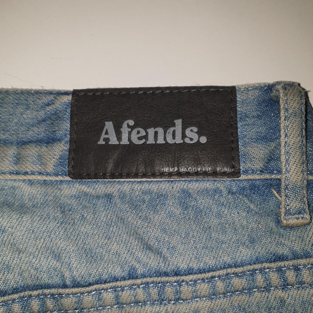 Afends Light Blue Wide Leg Jeans Organic Cotton &... - Depop