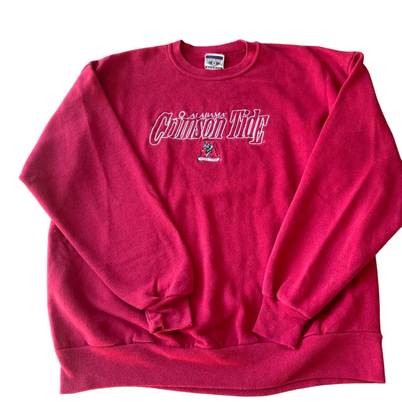 Vintage Red Oak Alabama Crimson Tide Sweatshirt XL... - Depop