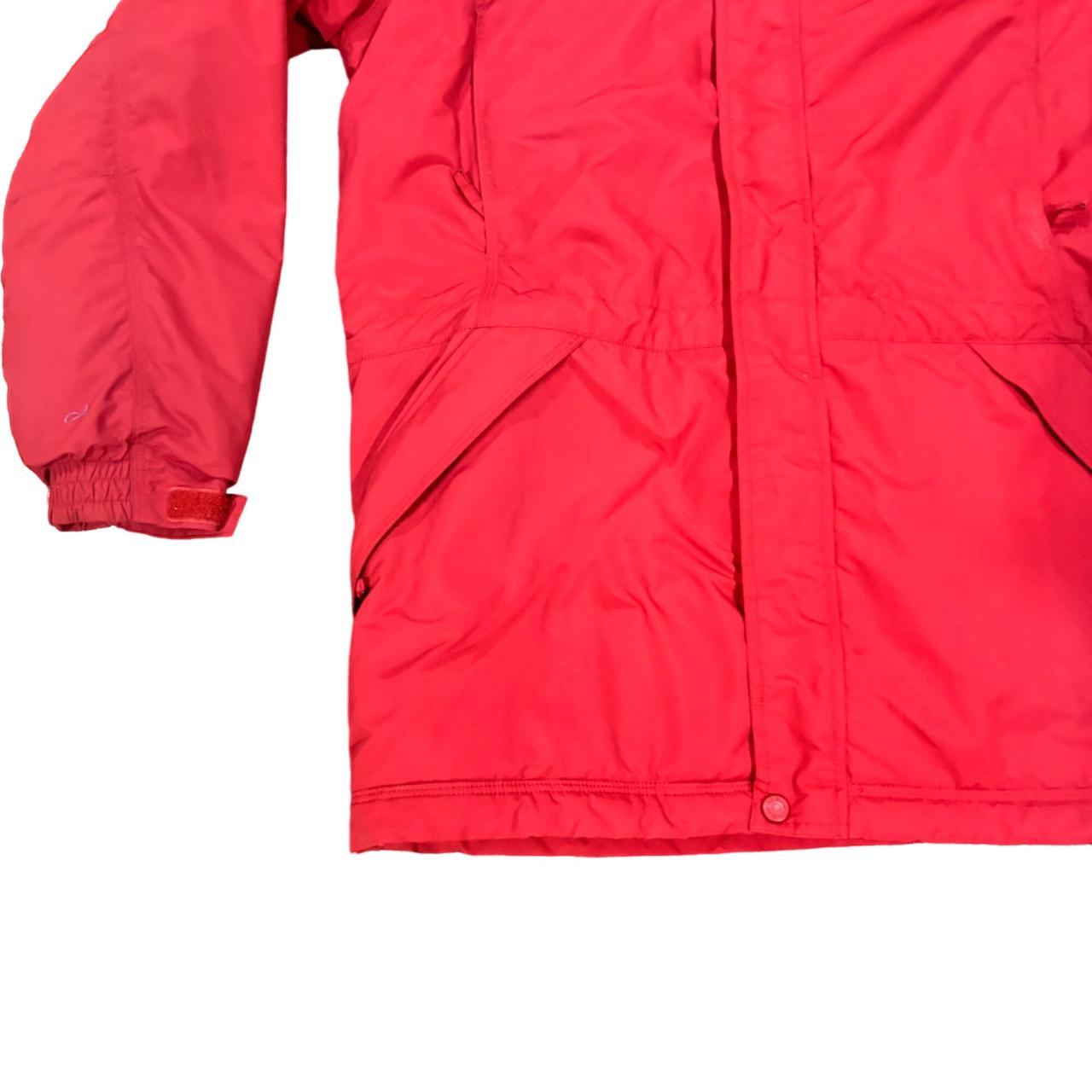 L.L.Bean Red Winter Jacket Size Medium O BDX5... - Depop