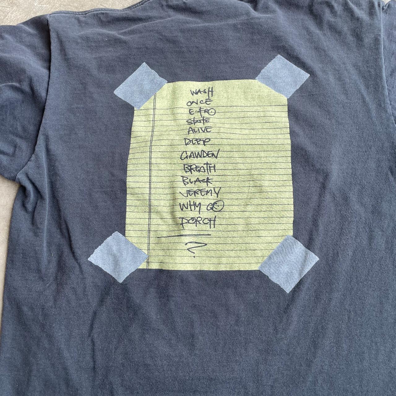 Authentic Vintage Pearl Jam Stickman Alive Shirt... | Depop