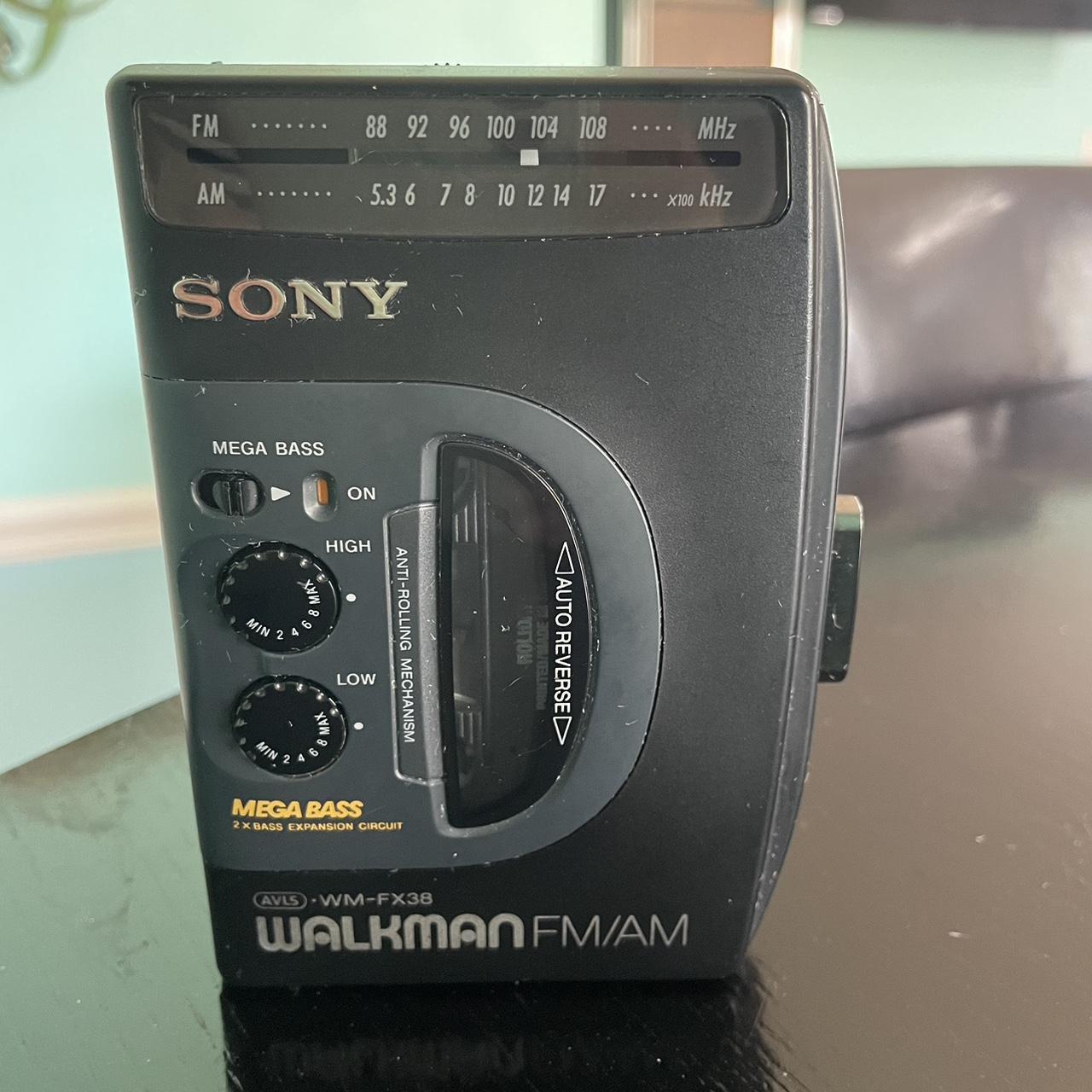 Sony Walkman AM/FM Radio Cassette Player Mega Bass... - Depop