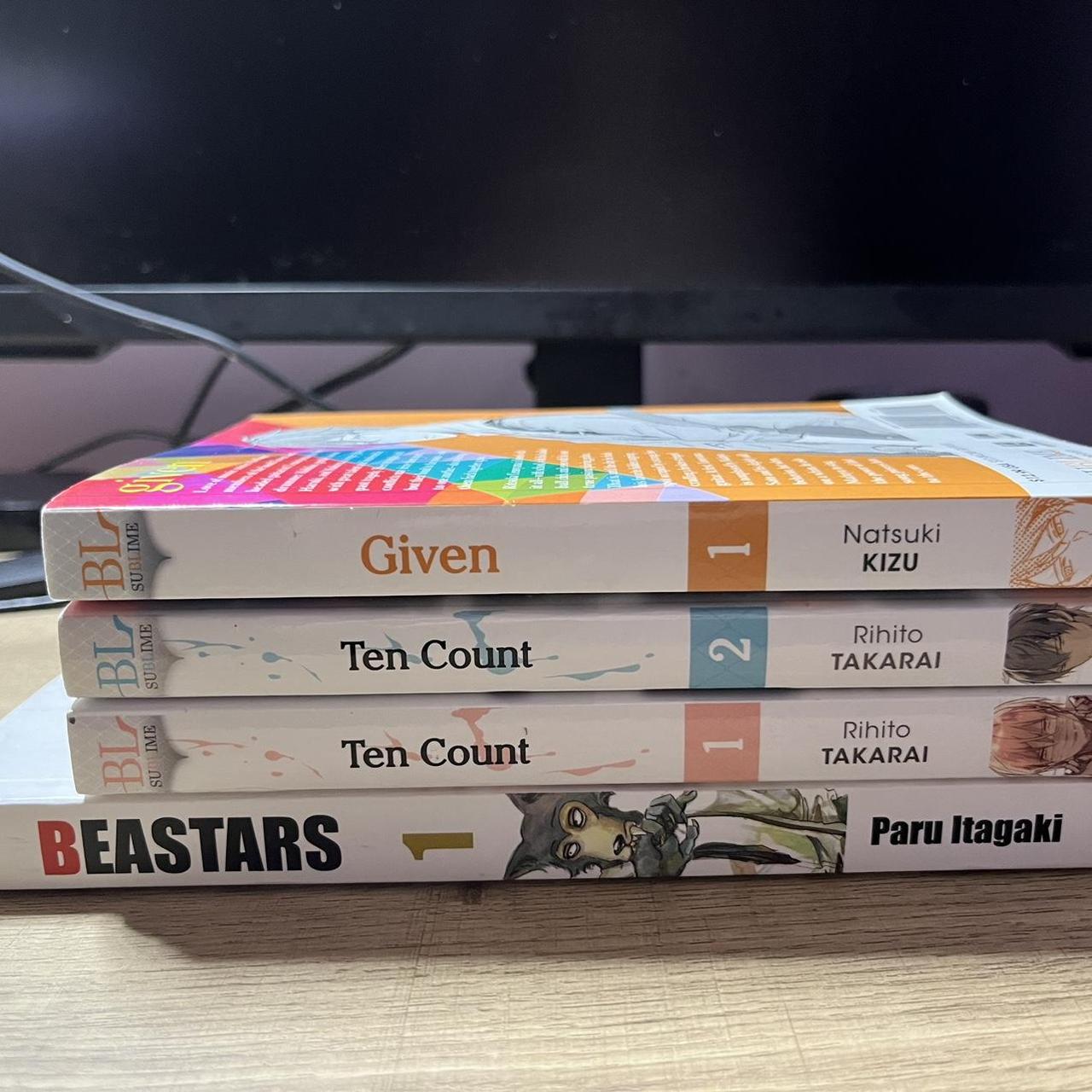 4 Manga Lot Romance / BL Given 1 Ten Count 1 &... - Depop