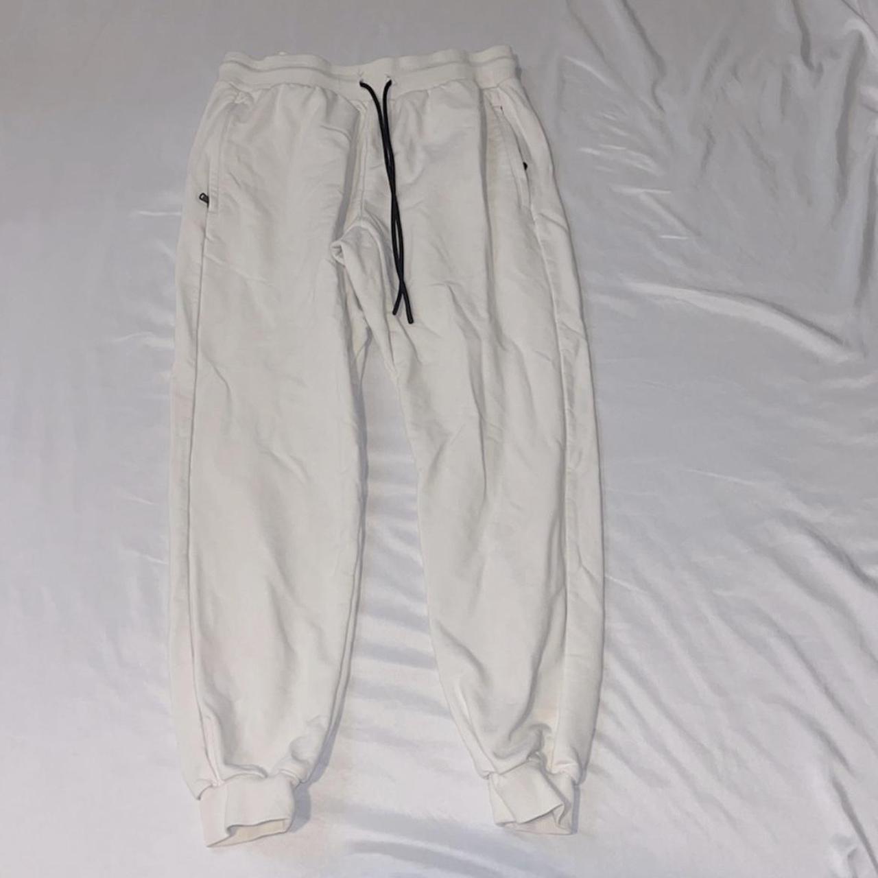 Fabletics Women's White Joggers-tracksuits | Depop