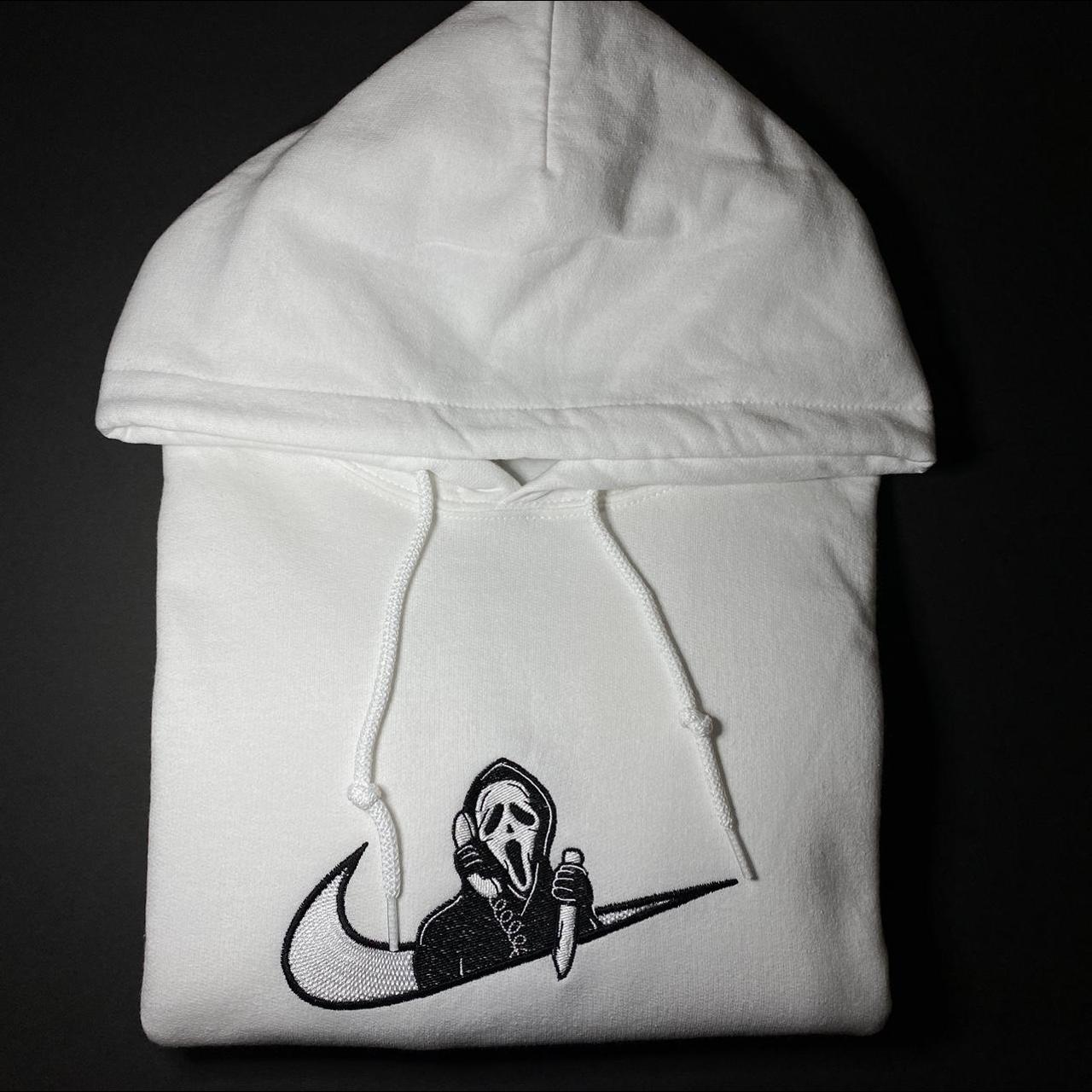 Ghostface x Nike Hoodie Unisex - Available in Small... - Depop