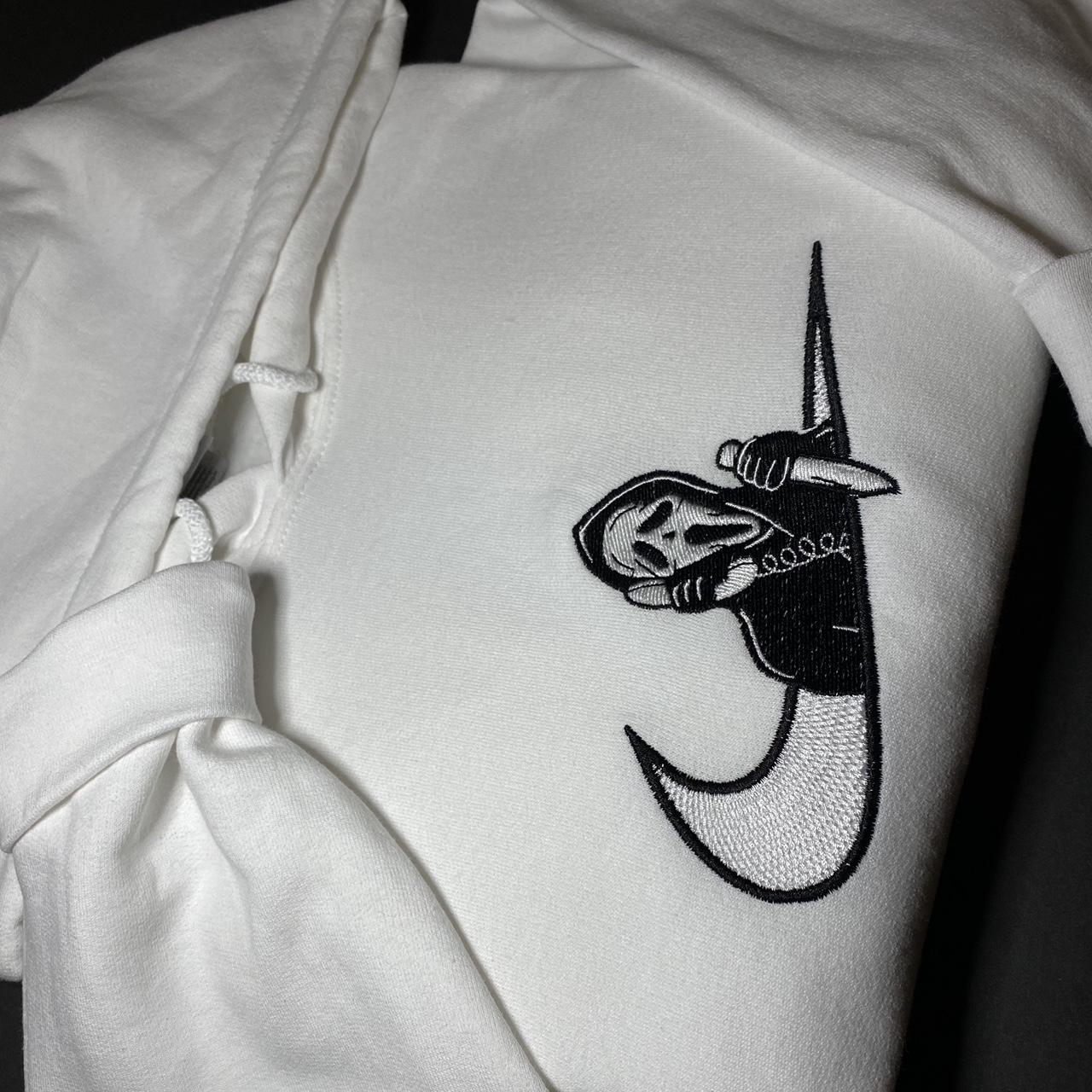Ghostface x Nike Hoodie Unisex - Available in Small... - Depop