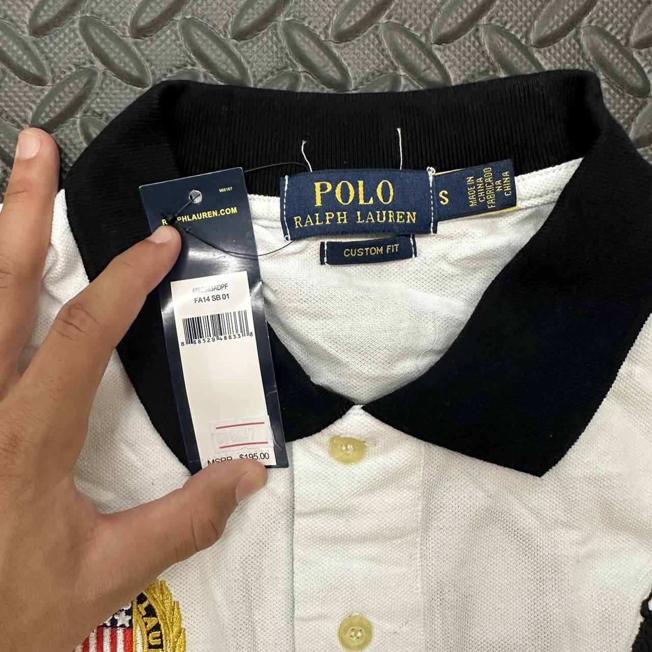 Ralph Lauren polo Los Angeles White Number 3, size... - Depop