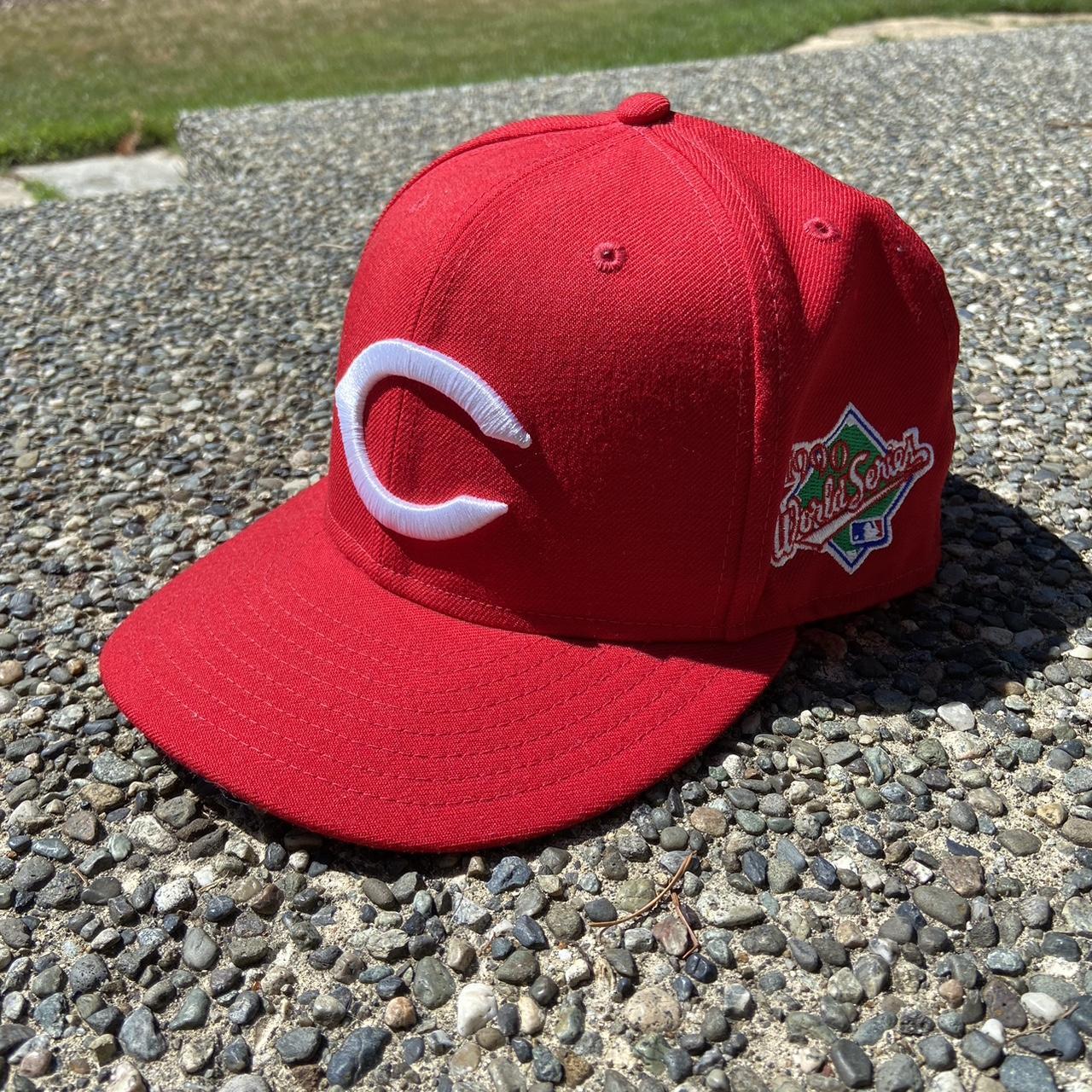 - New Era Cincinnati Reds Fitted Hat W/ World Series... - Depop