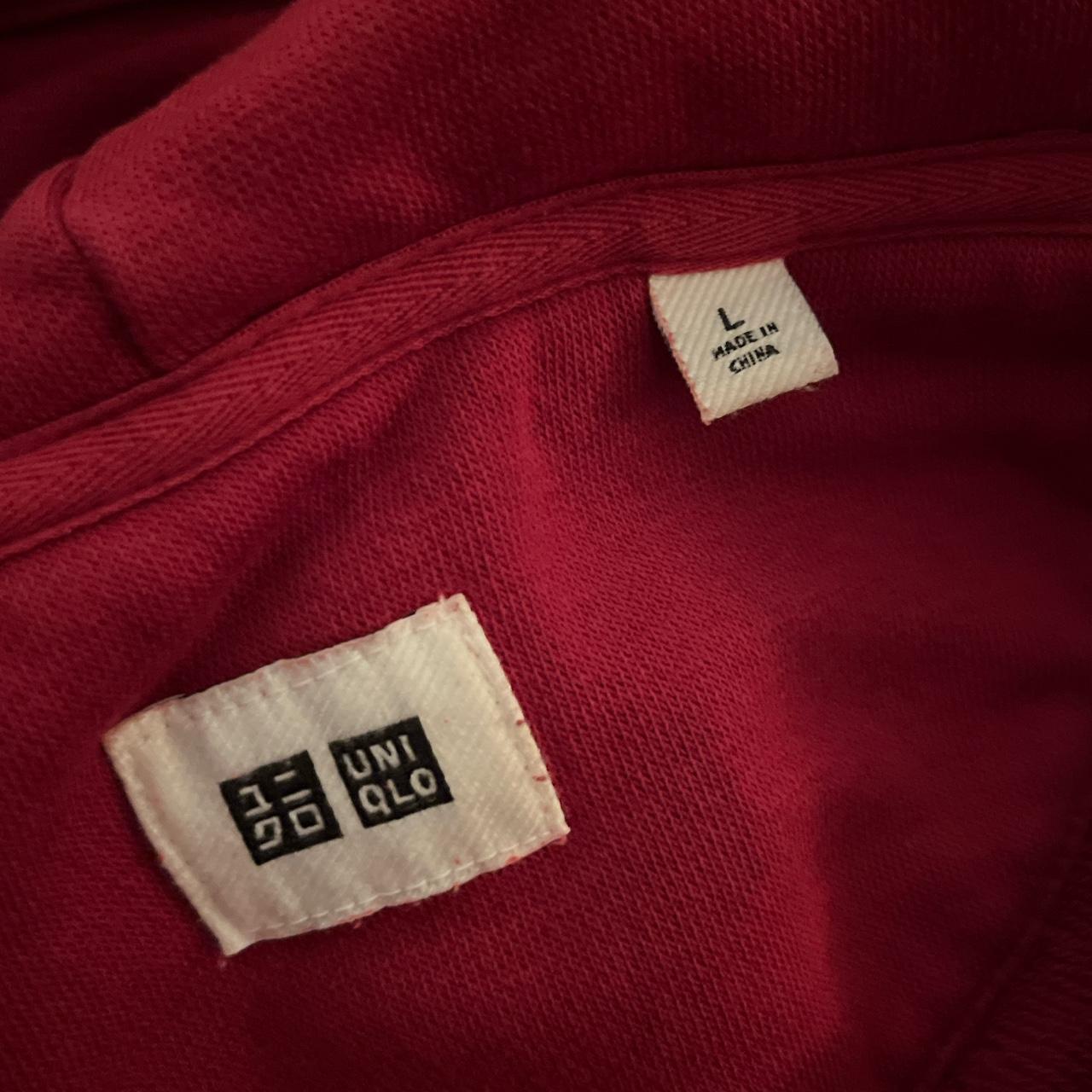 UNIQLO red hoodie 🌕Perfect condition-no... - Depop