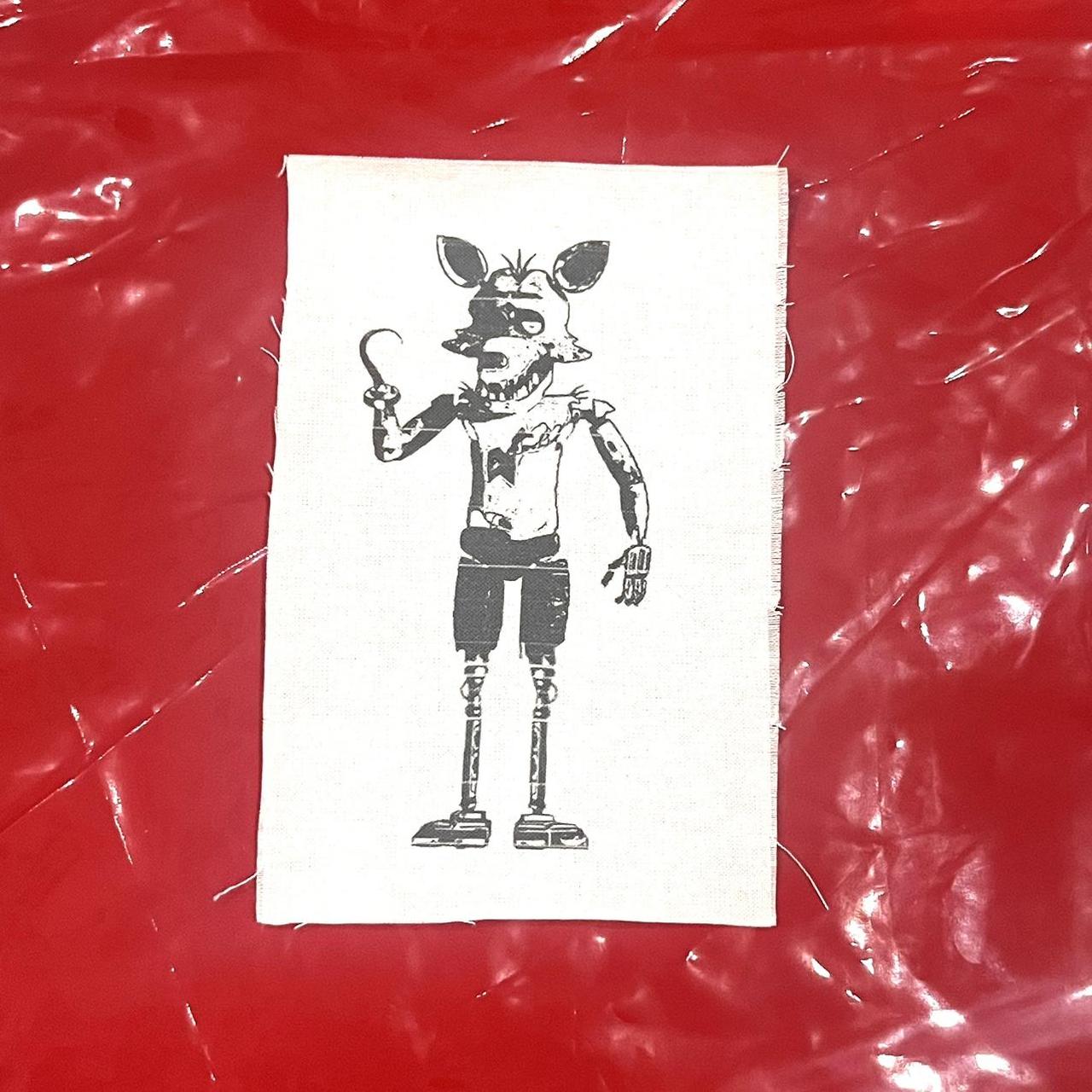 FNAF Foxy patch, printed on 100% white... - Depop