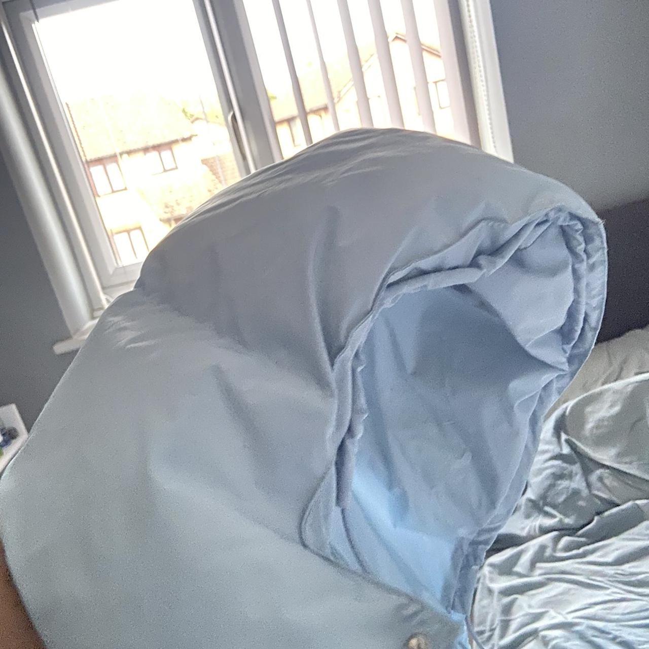 Trapstar baby blue iron gate jacket size M Send... - Depop