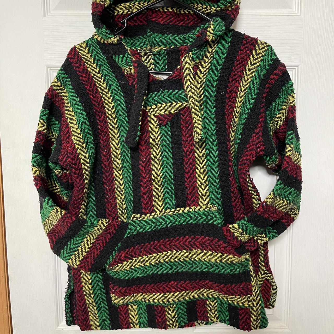 💎 👕 - Rasta Drugrug Hoodie 📏 - Size: M (medium) 🧼 -... - Depop