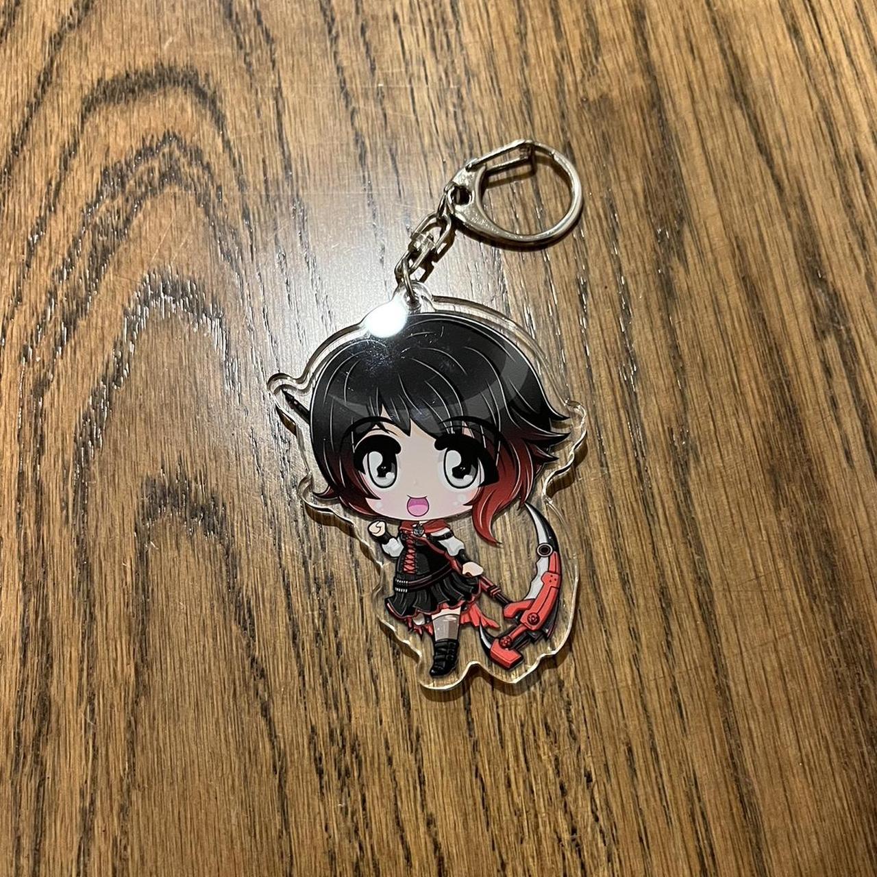 ruby rose (rwby) keychain she’s quite silly - Depop