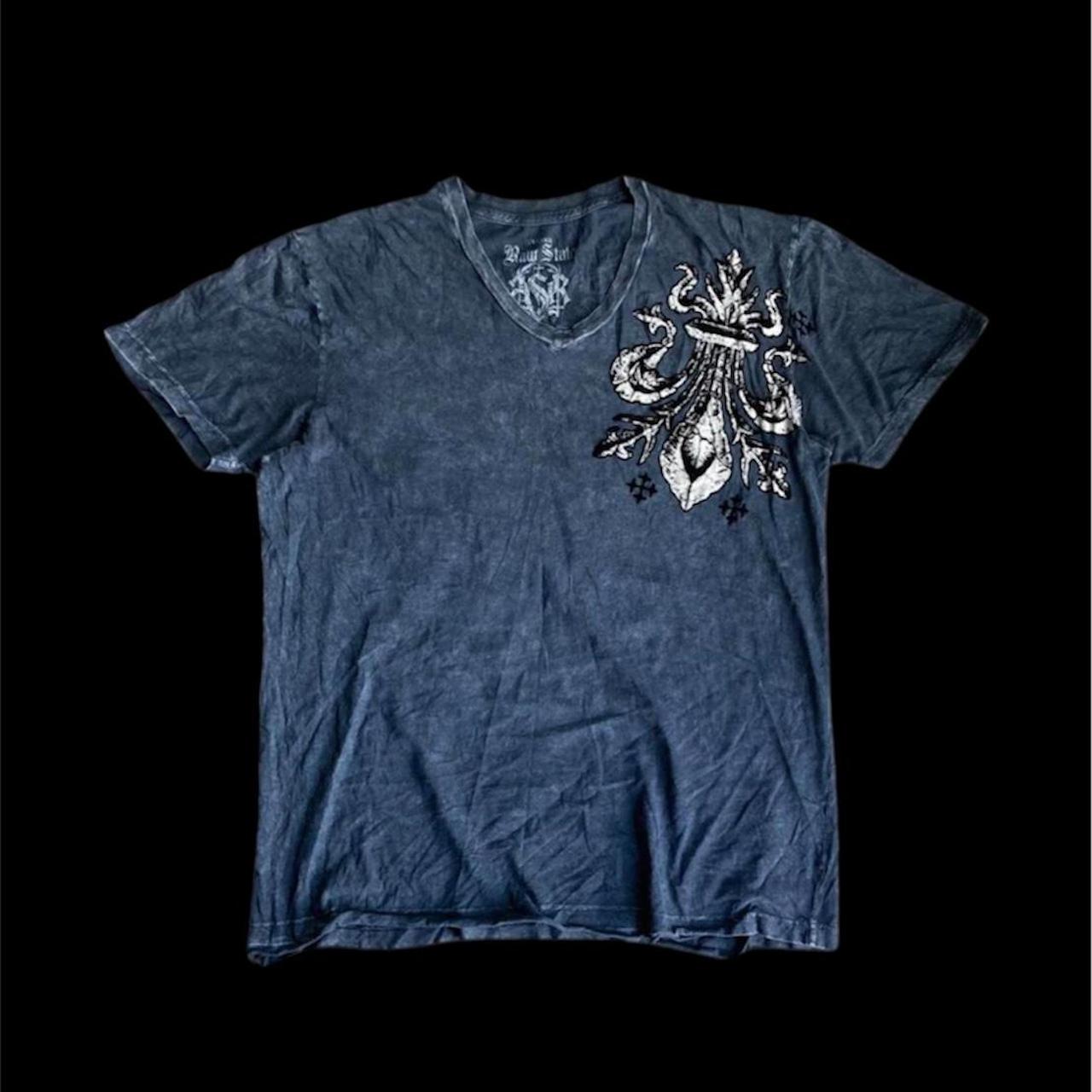 Mens raw state premium short sleeve tee shirt... - Depop