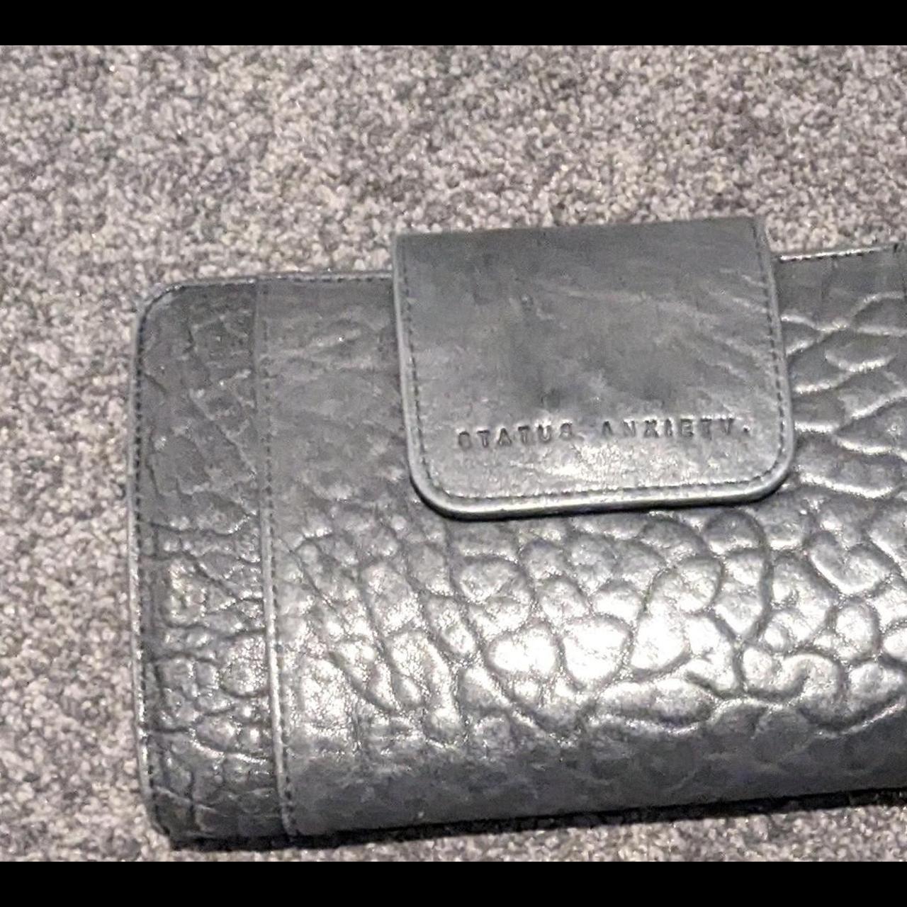 Status Anxiety Large Leather Wallet Size: Height... - Depop