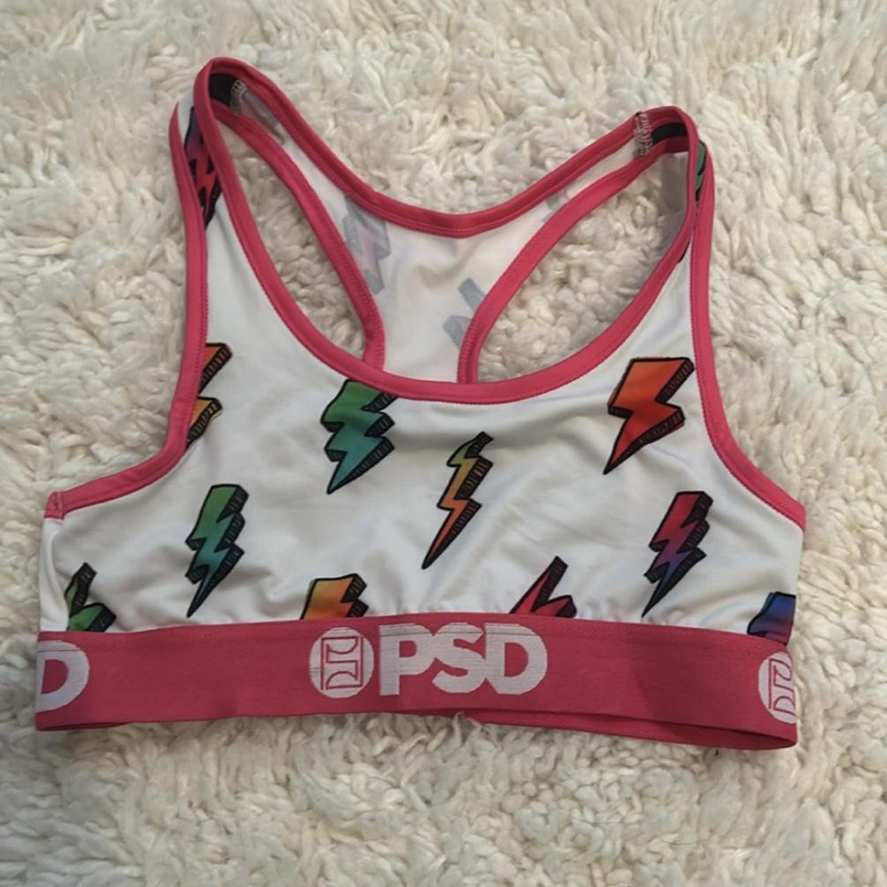 PSD Lighting Bolt Sports Bra - Depop