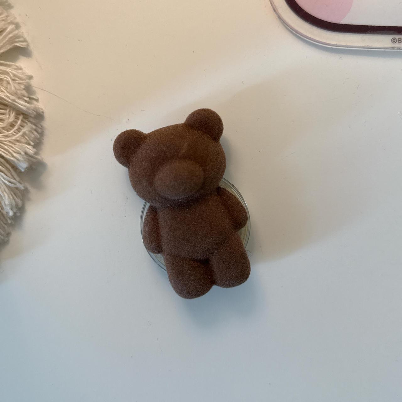Teddy bear pop socket brand new | Depop