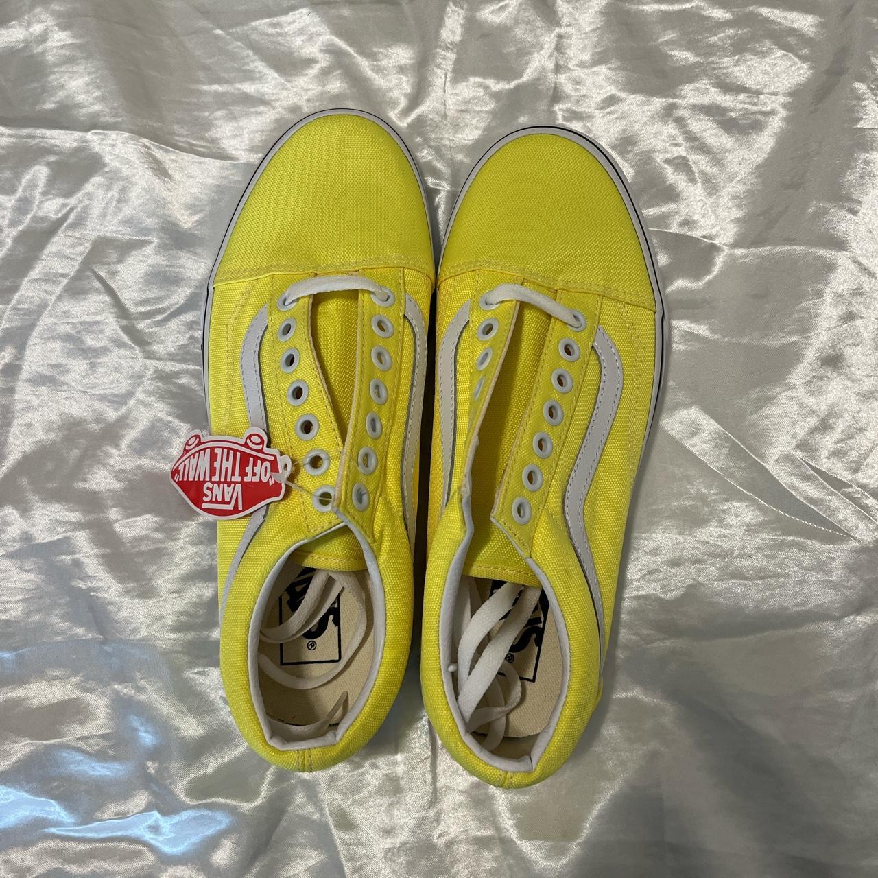 Neon Yellow Vans - Men 7.5/Women 9 never worn before - Depop