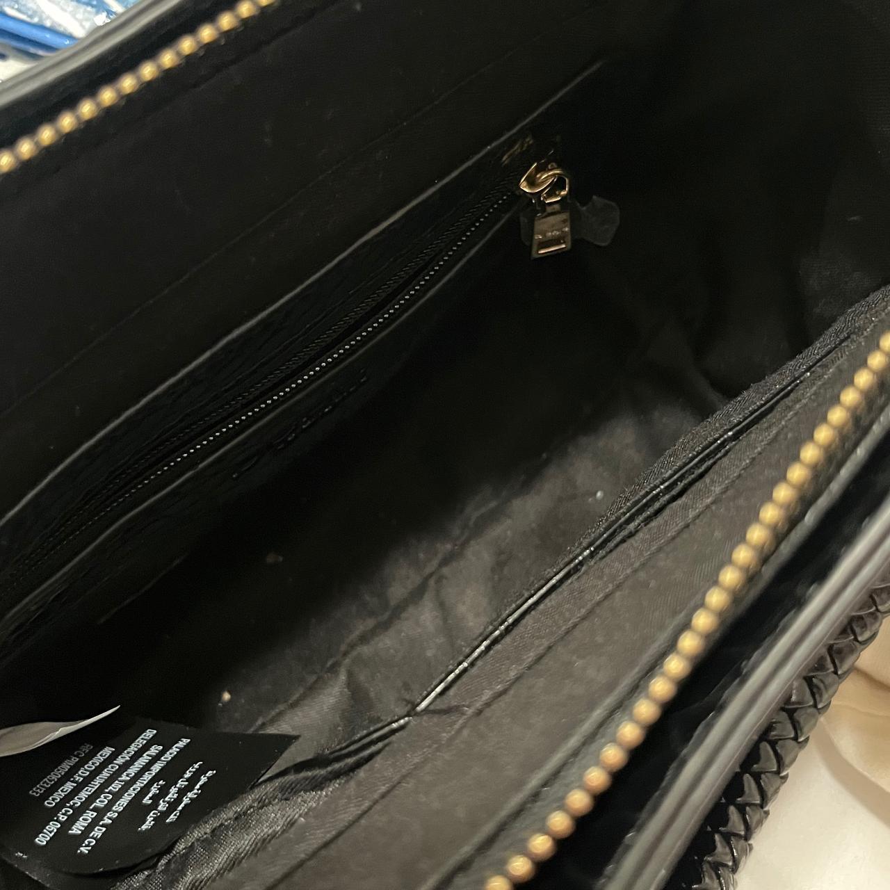 Bebe Black Croc Mini Purse - Depop