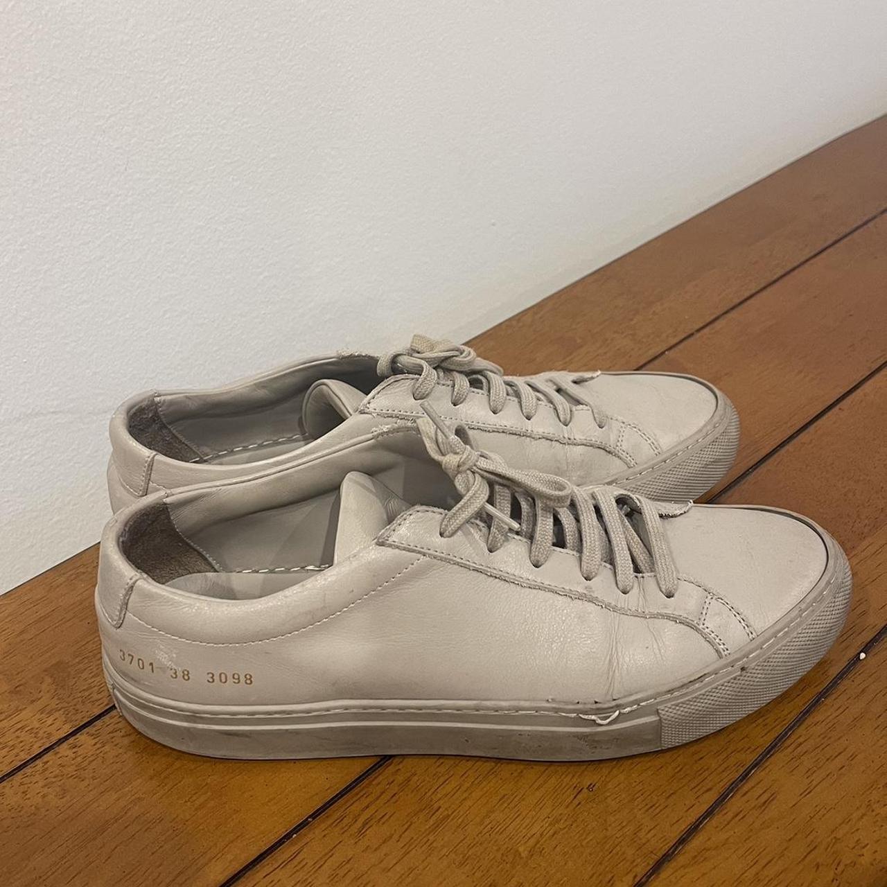 Grey Common Projects - Size 38 / 8 Used but in... - Depop