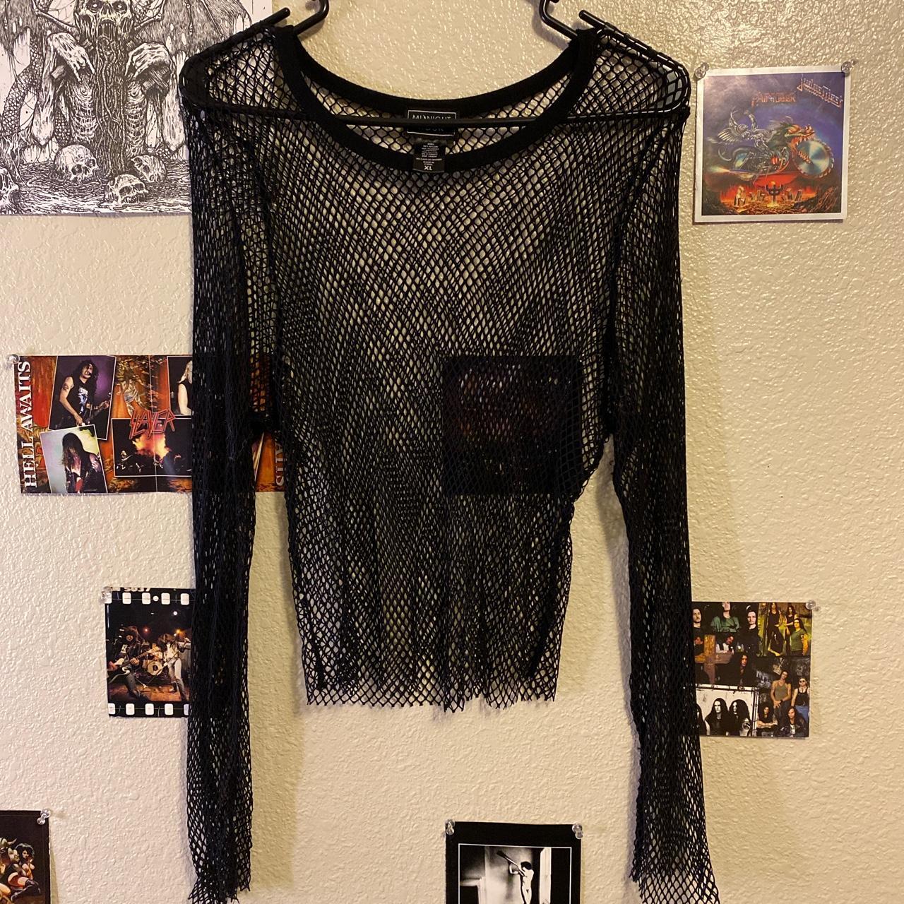 Hot Topic Women's Black Blouse | Depop