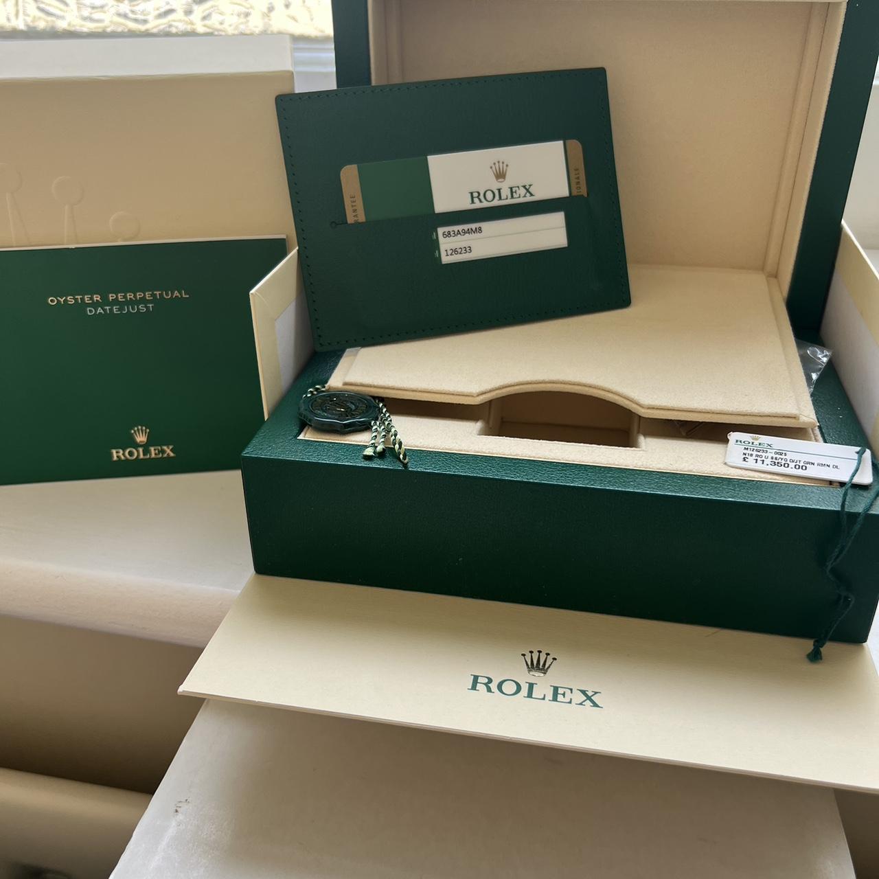 Genuine Rolex Oyster Perpetual Rolex Box, with all... - Depop