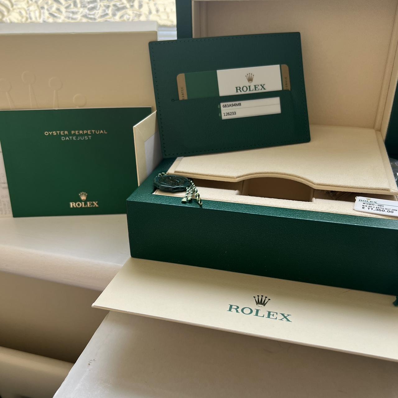 Genuine Rolex Oyster Perpetual Rolex Box, with all... - Depop