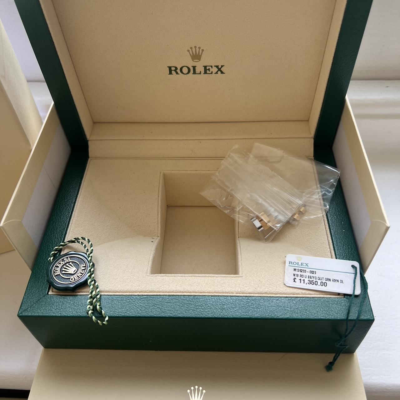 Genuine Rolex Oyster Perpetual Rolex Box, with all... - Depop