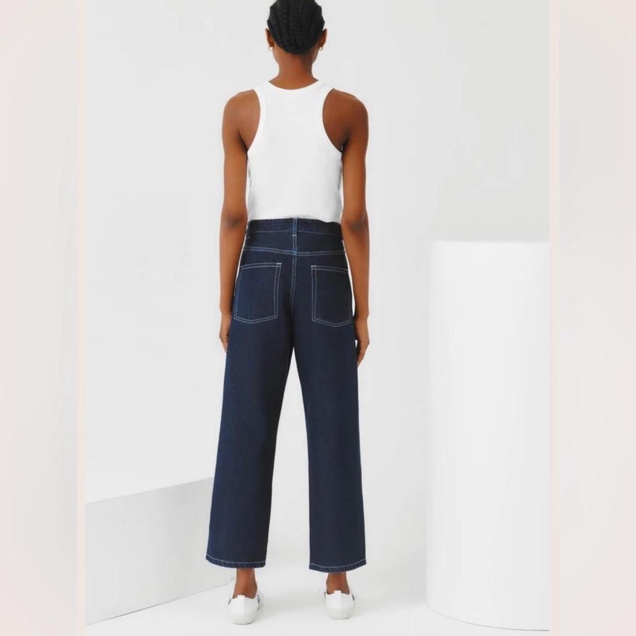 KOWTOW Barrel Jeans Mid-Rise Straight Wide Leg... - Depop