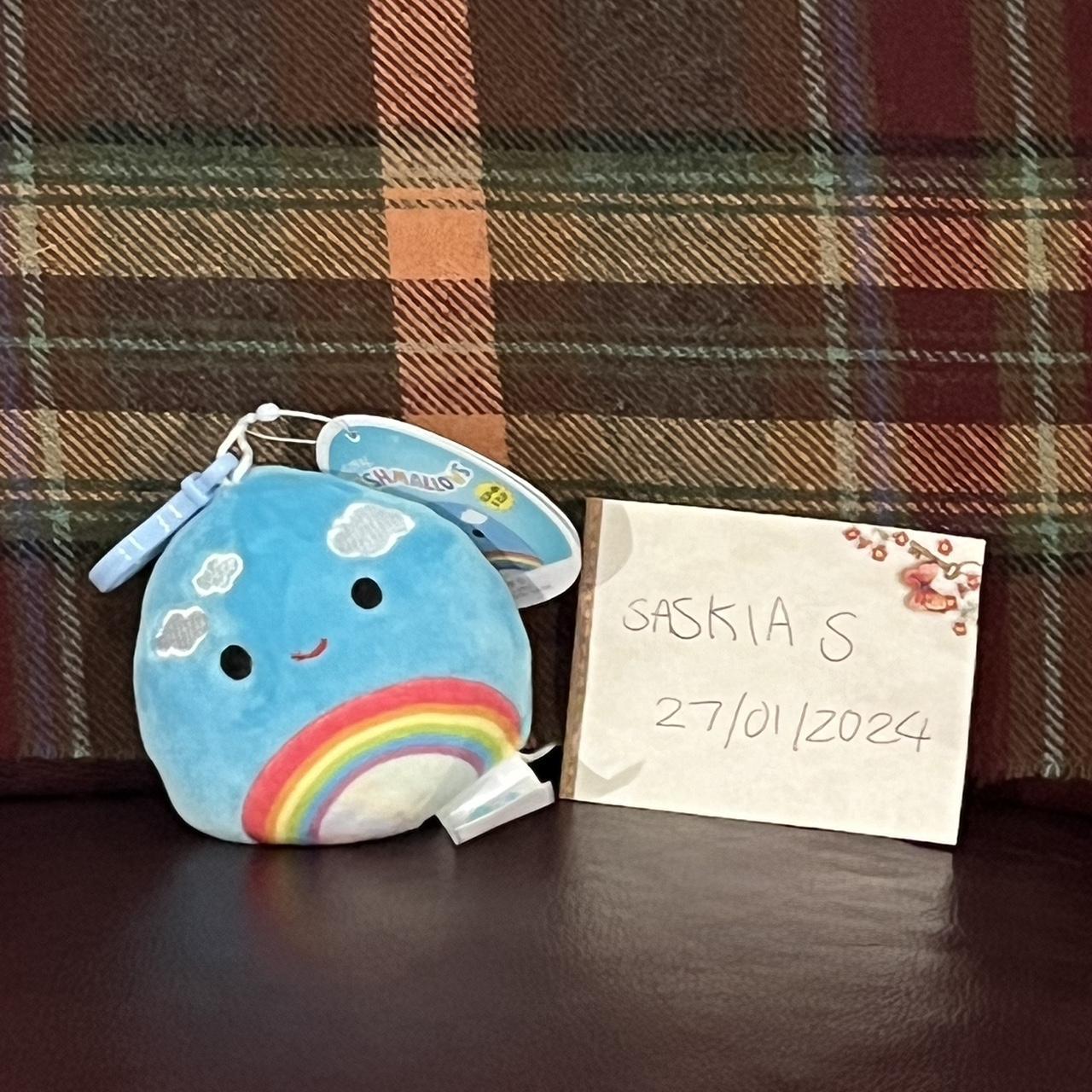 BNWT VERA RAINBOW SQUISHMALLOW CLIP - Depop