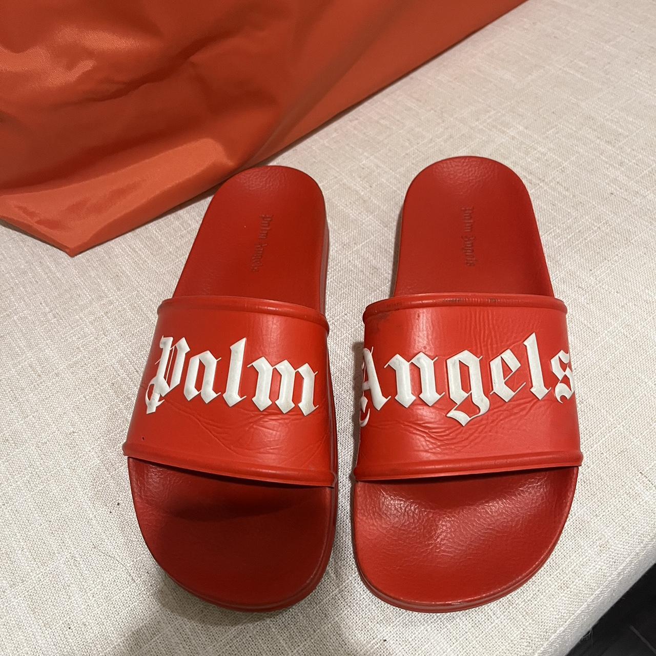 Red Palm Angel slides size 41 | Depop