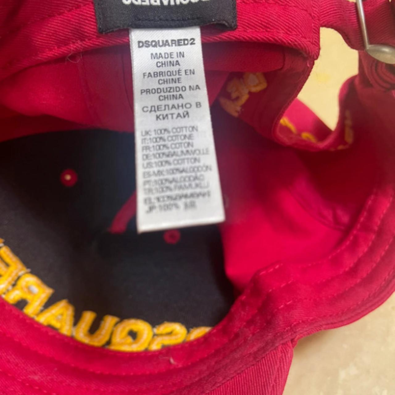 Red Dsquared2 Cap Free UK Shipping Size:... - Depop