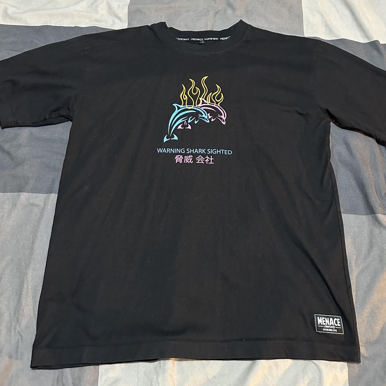 Menace “Warning Shark Sighted” tee One of my... - Depop