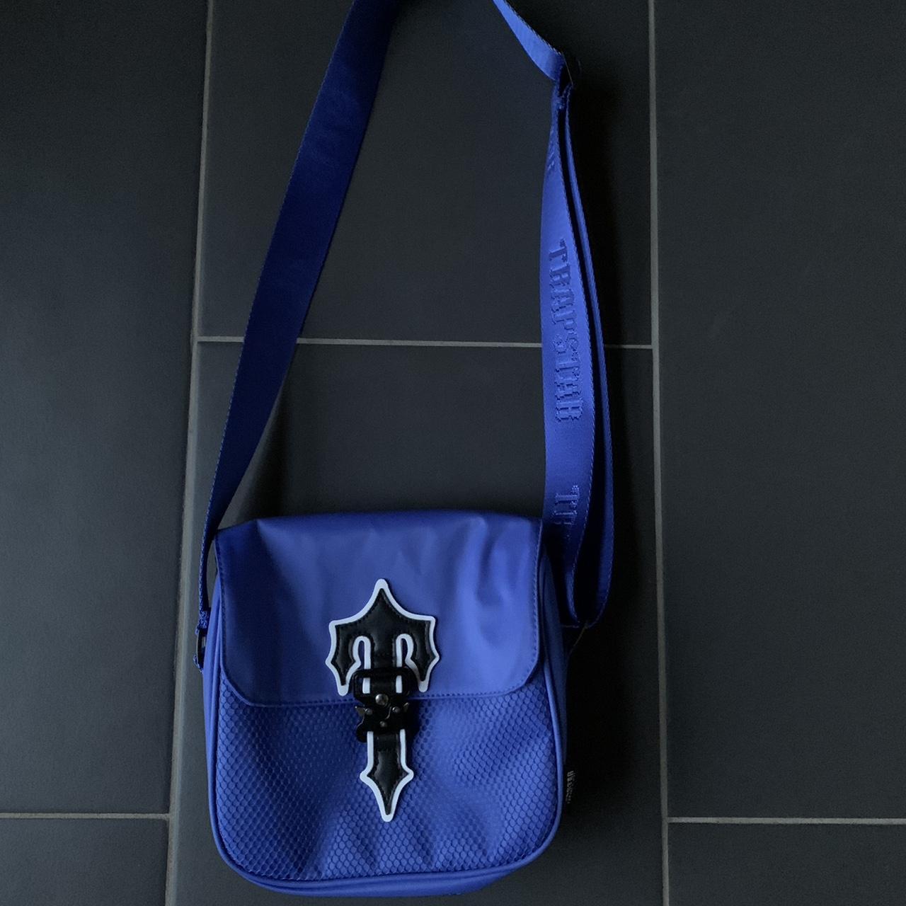 Brand New Trapstar Blue Messenger Bag 100%... - Depop
