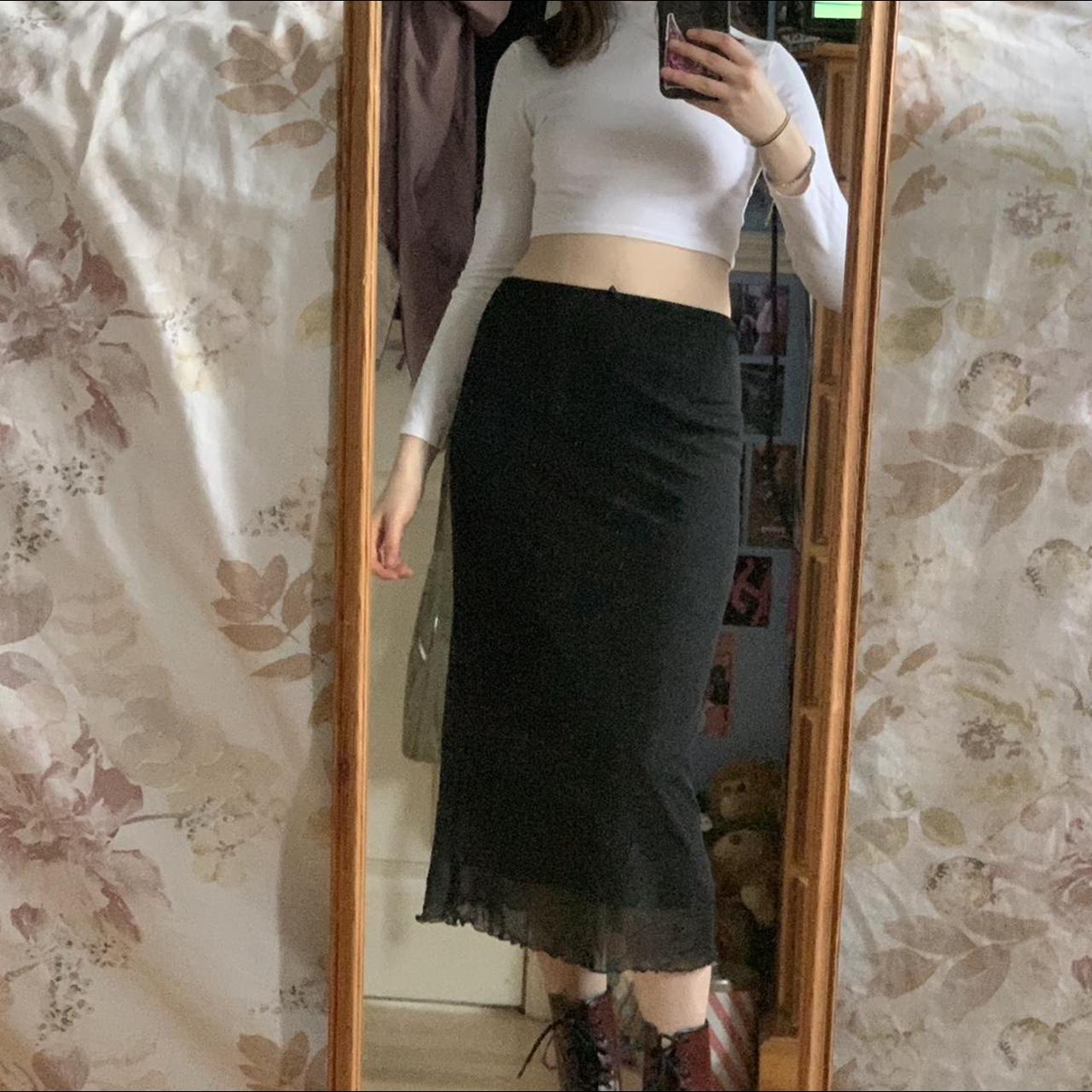 Long sleeve white crop top - Depop