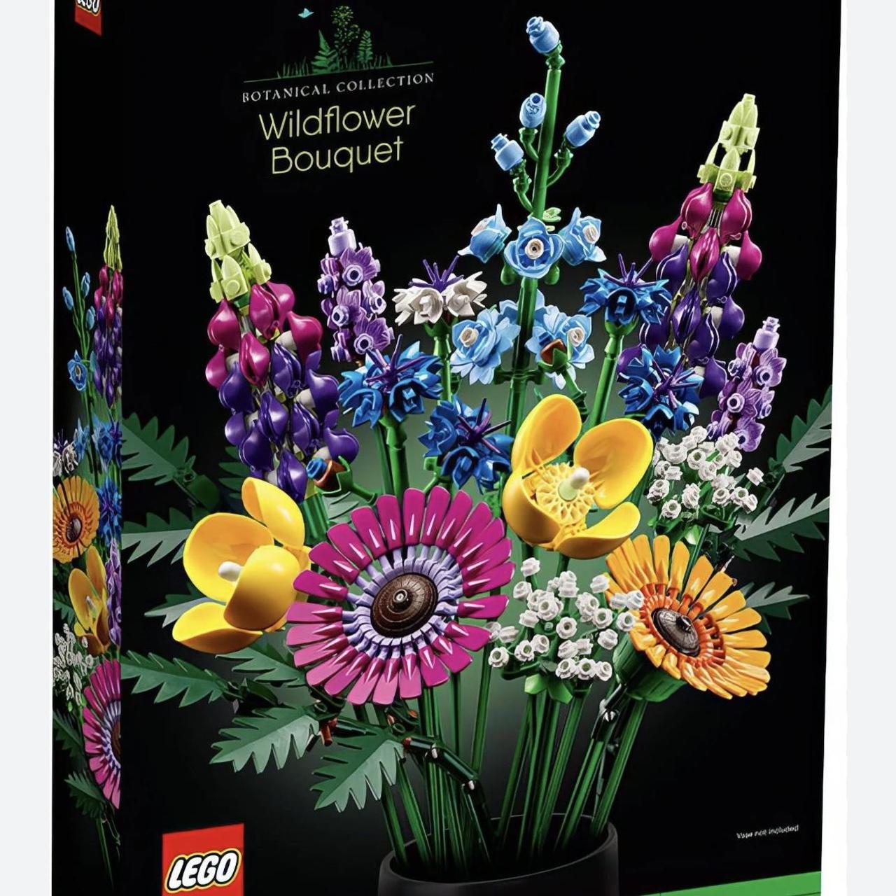 lego flower bouquet - box & instruction book not... - Depop