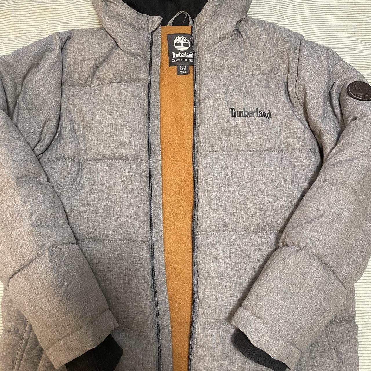 Vintage Timberland jacket, in good condition Large... - Depop