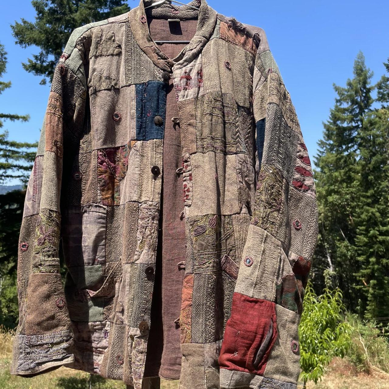 vintage hand made jacket from india ‼️paypal only‼️ - Depop