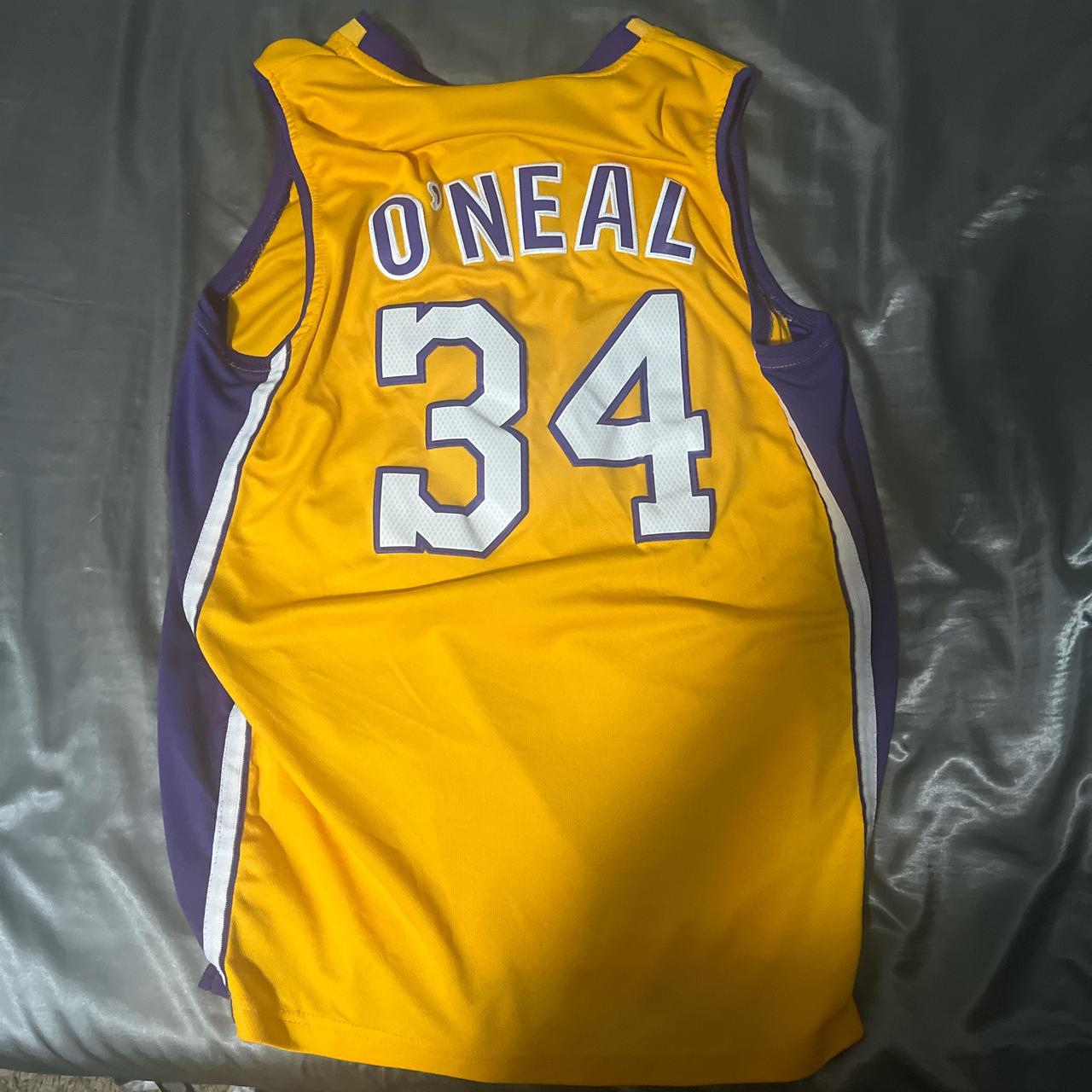 Adidas LA Lakers Shaq Jersey, size medium (length... - Depop