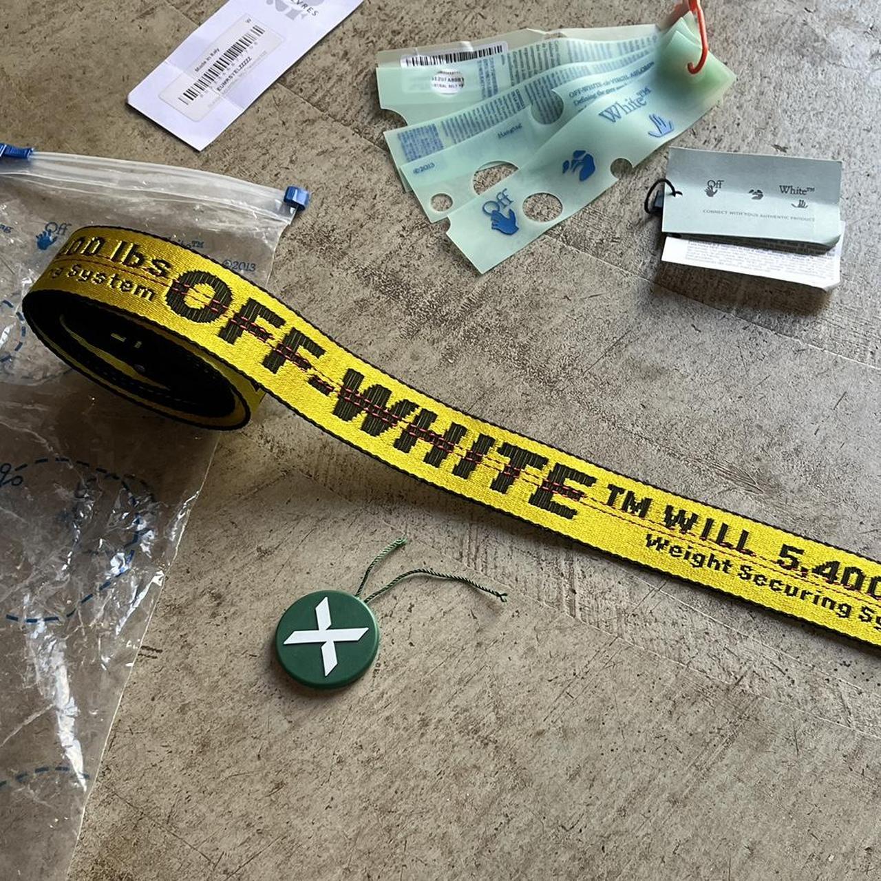 Off White Belt mint condition, all original tags and... - Depop
