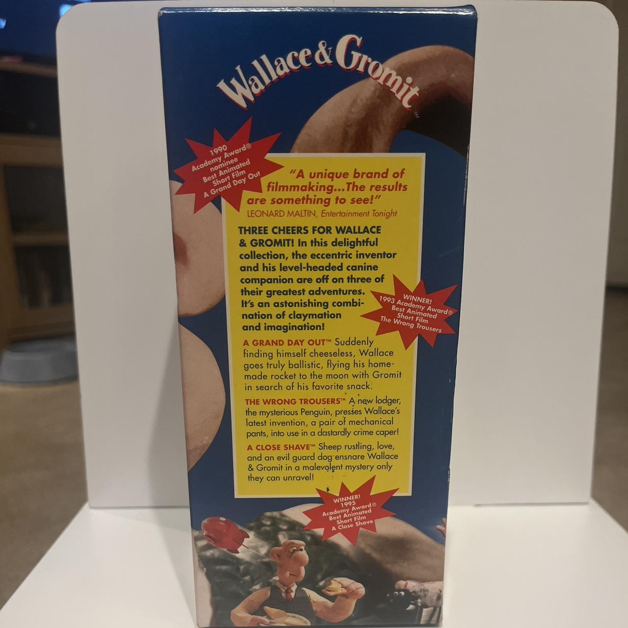 Wallace and Gromit box set set including box and 3 vhs | Depop