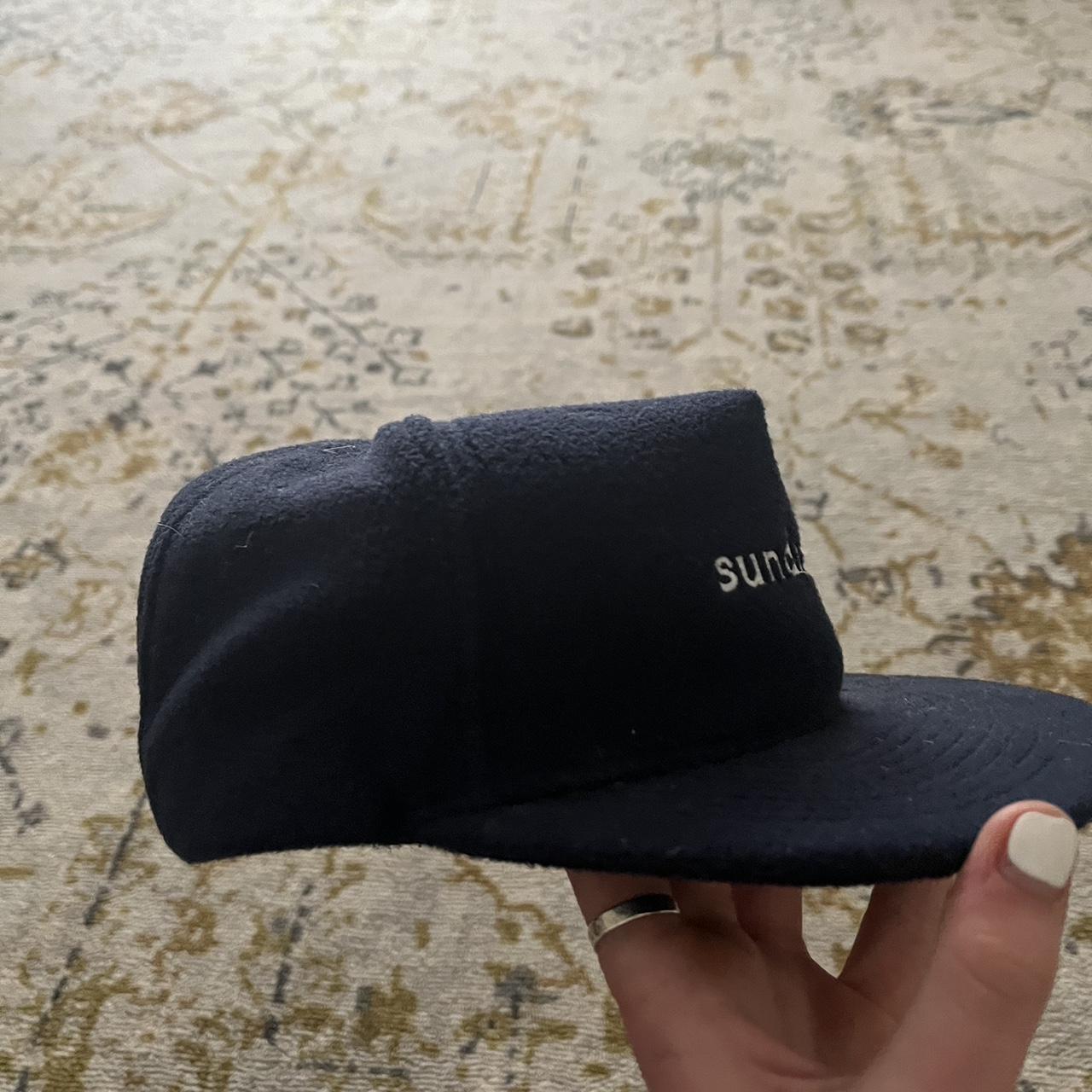 Sundance Men's Navy Hat | Depop