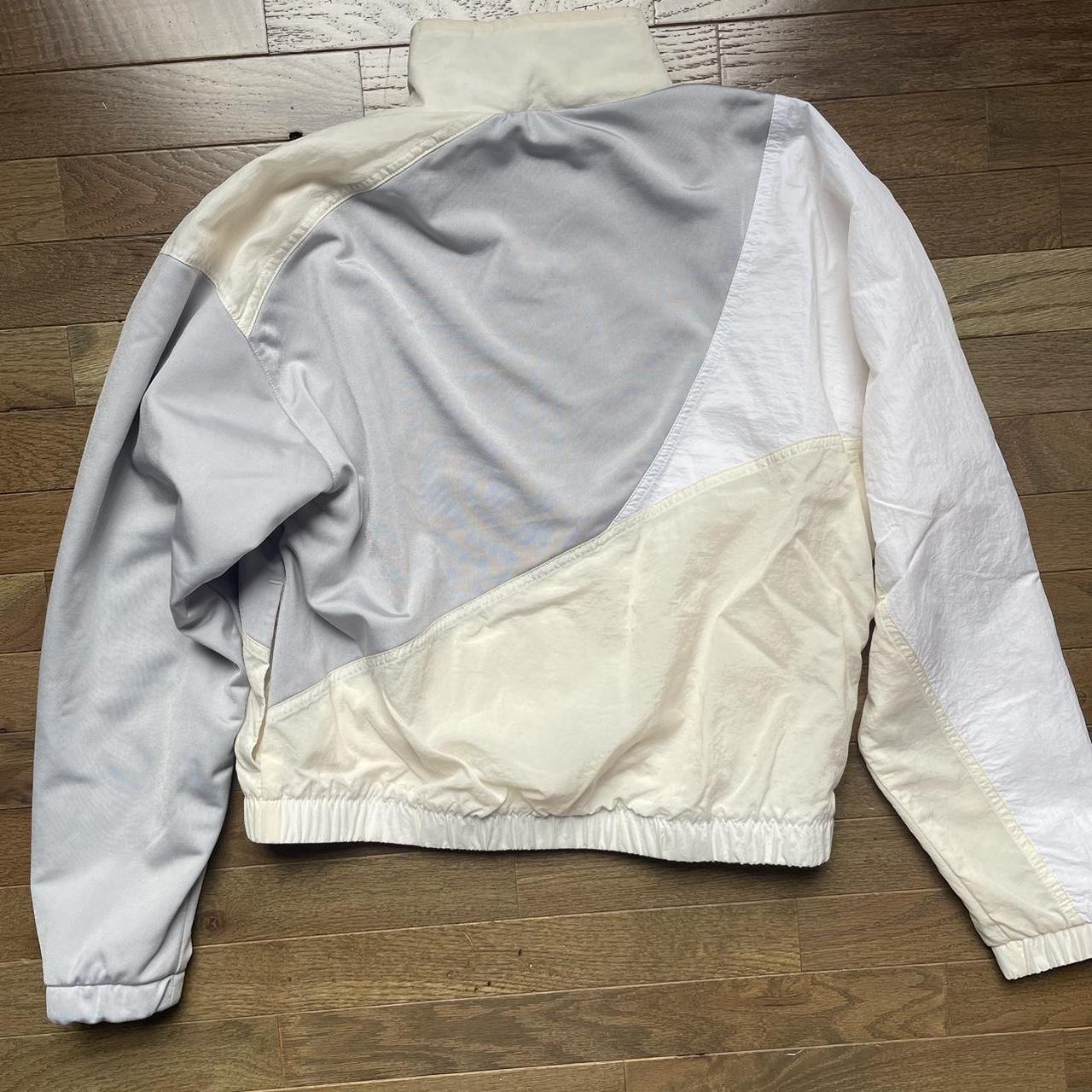 Small adidas windbreaker bomber jacket swishy with... - Depop