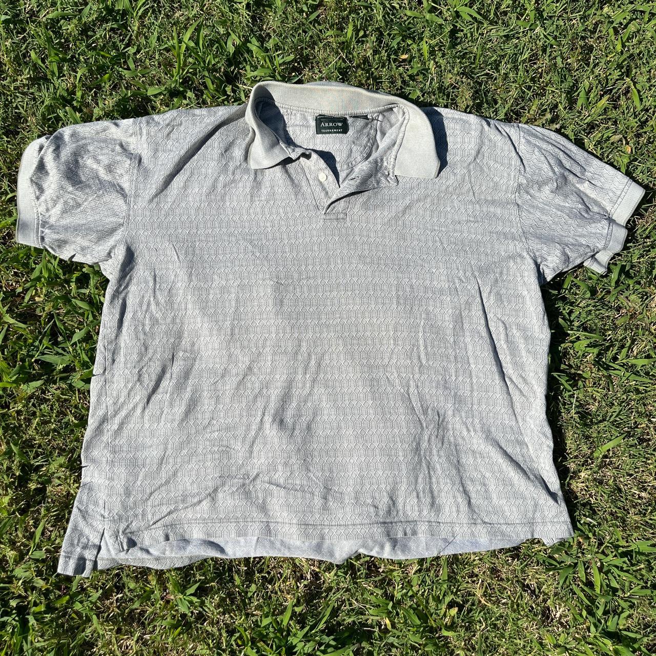 Vintage baggy polo Really cool design Nice soft... - Depop