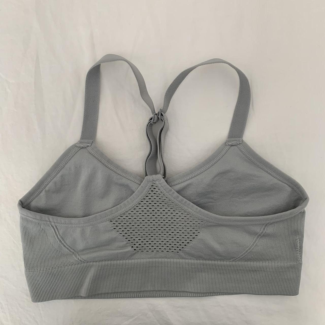 Skechers Gray Sports Bra - NWOT - Size small, fits... - Depop
