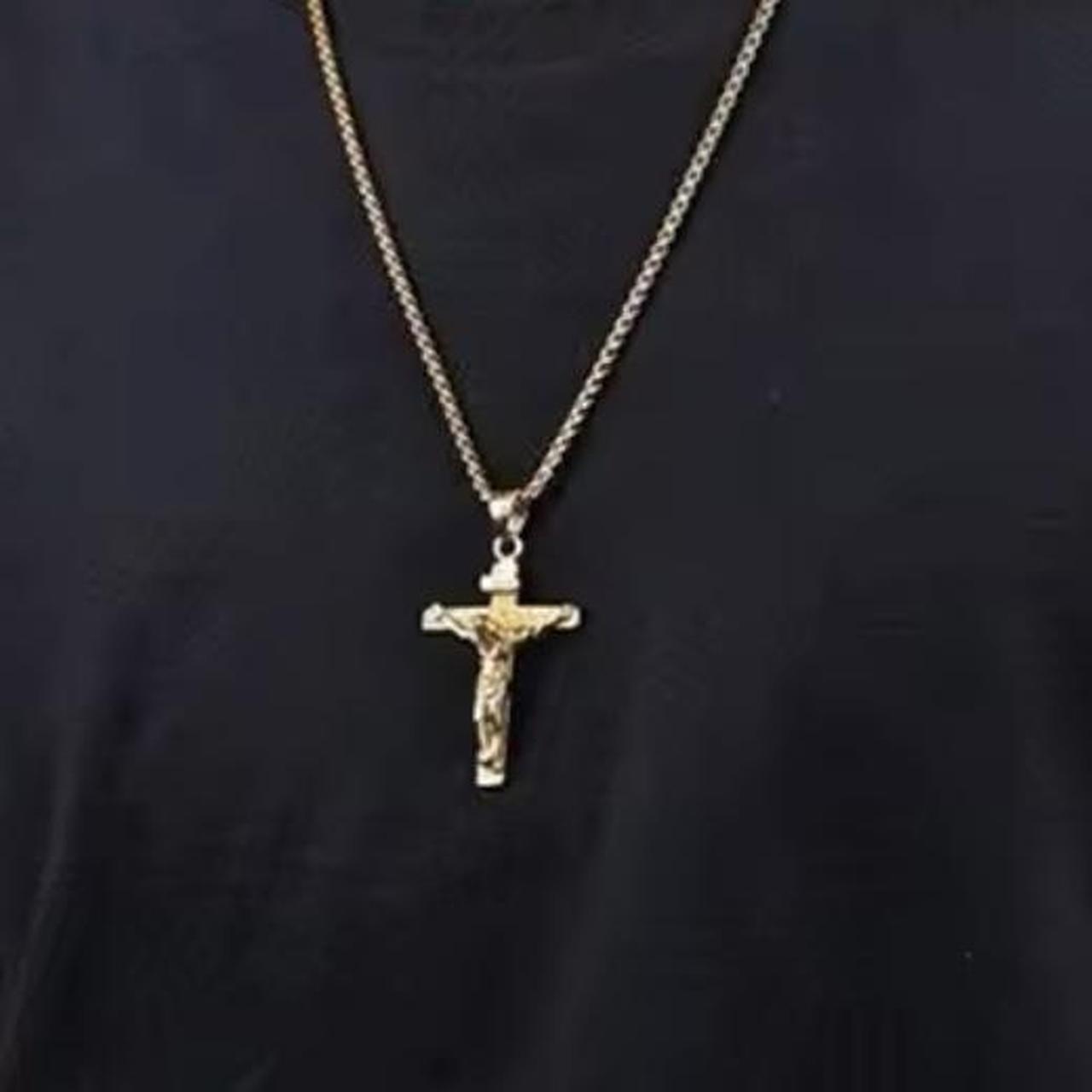 Religious Jesus On cross chain men’s women’s Have... | Depop