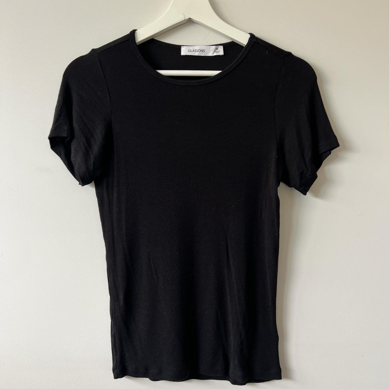 Glassons Tee 🖤 Great condition. Clings to body for a... - Depop