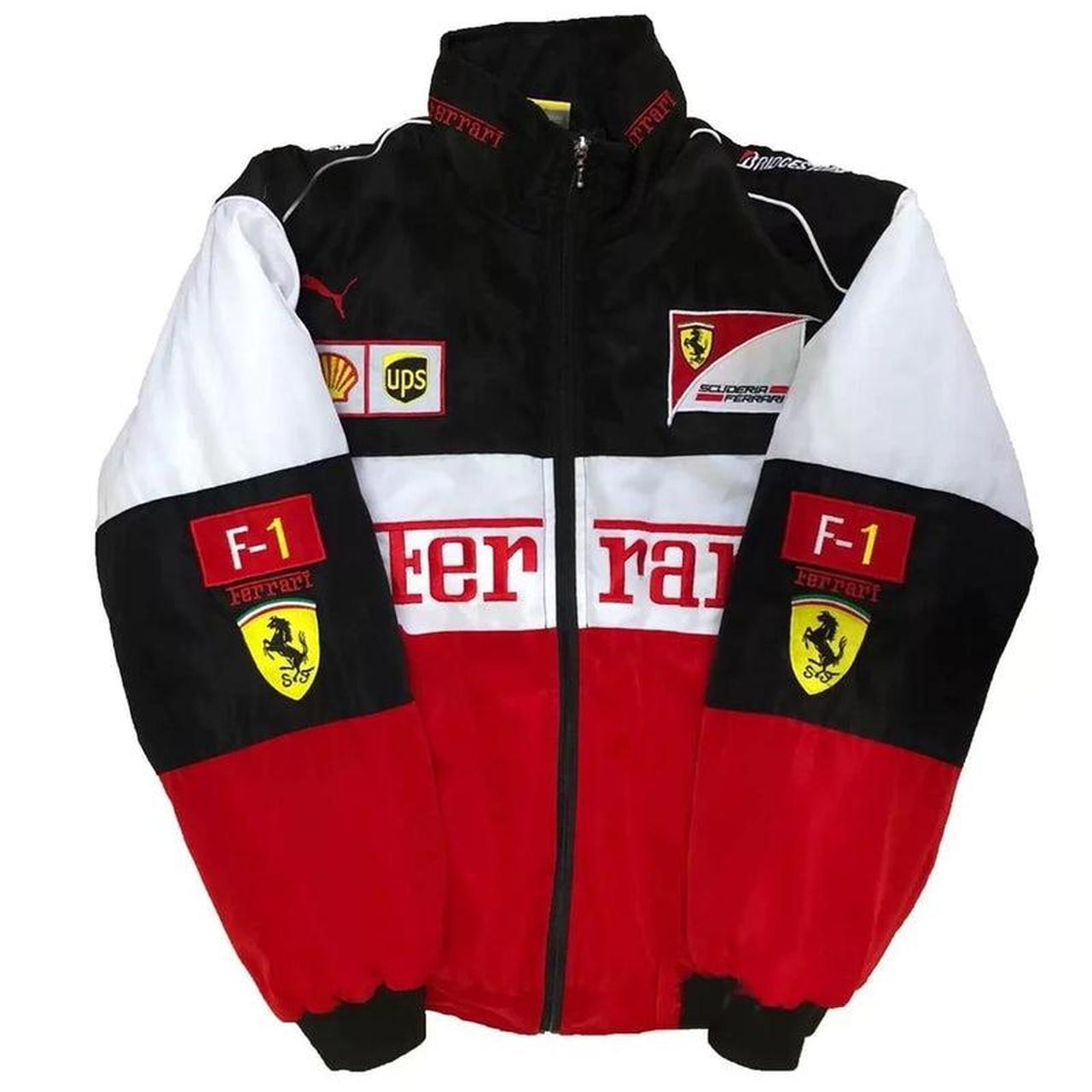 🏎️ WHITE FERRARI JACKET 🏎️ Exclusive Miniature... - Depop